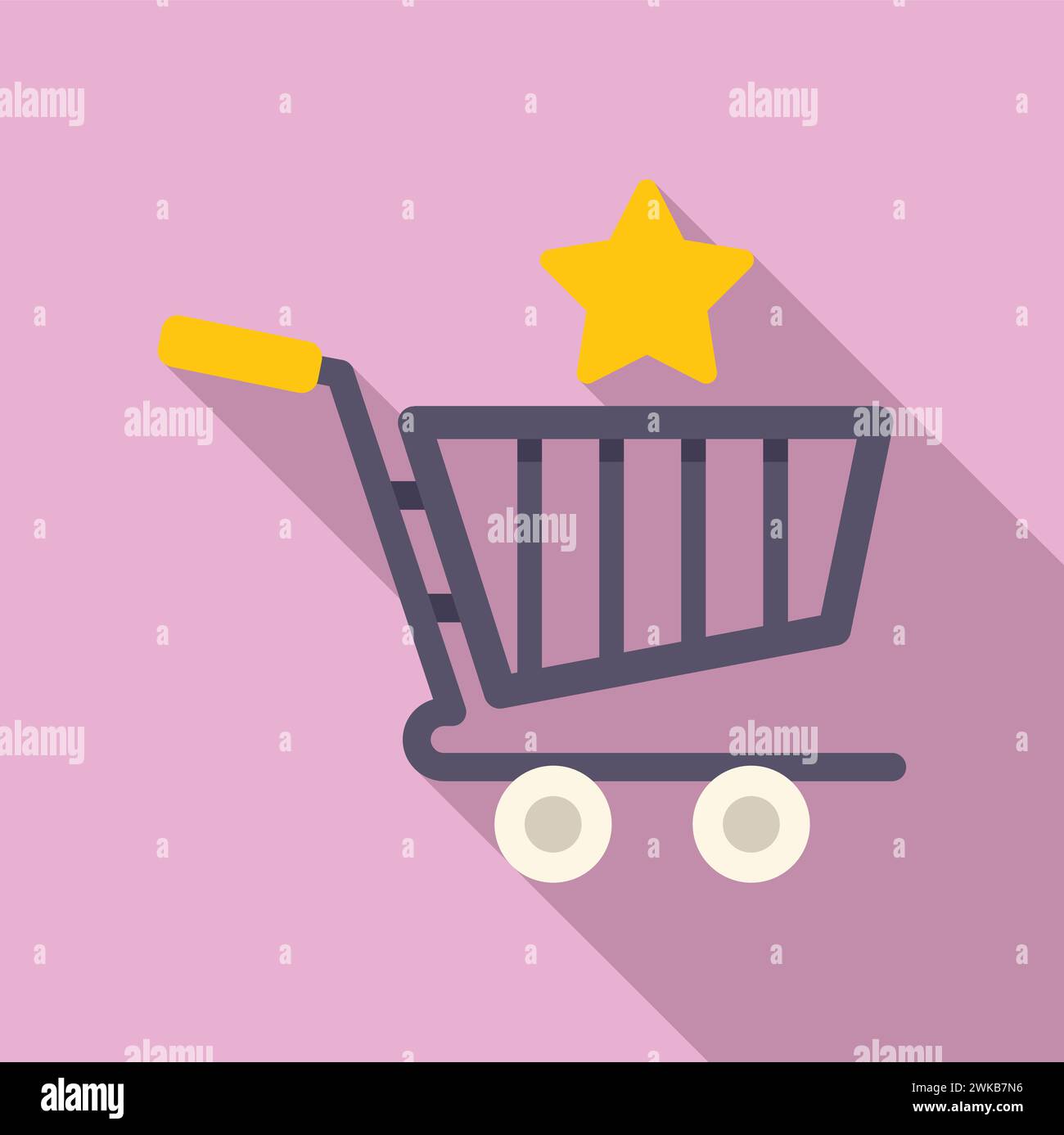 Steel shopping cart icon flat vector. Process digit. Design service ...