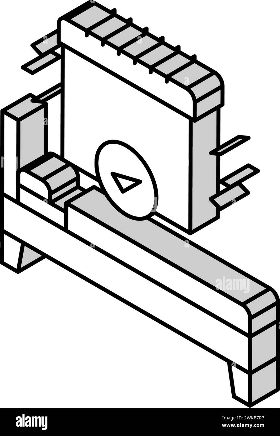 stimulus control therapy isometric icon vector illustration Stock ...