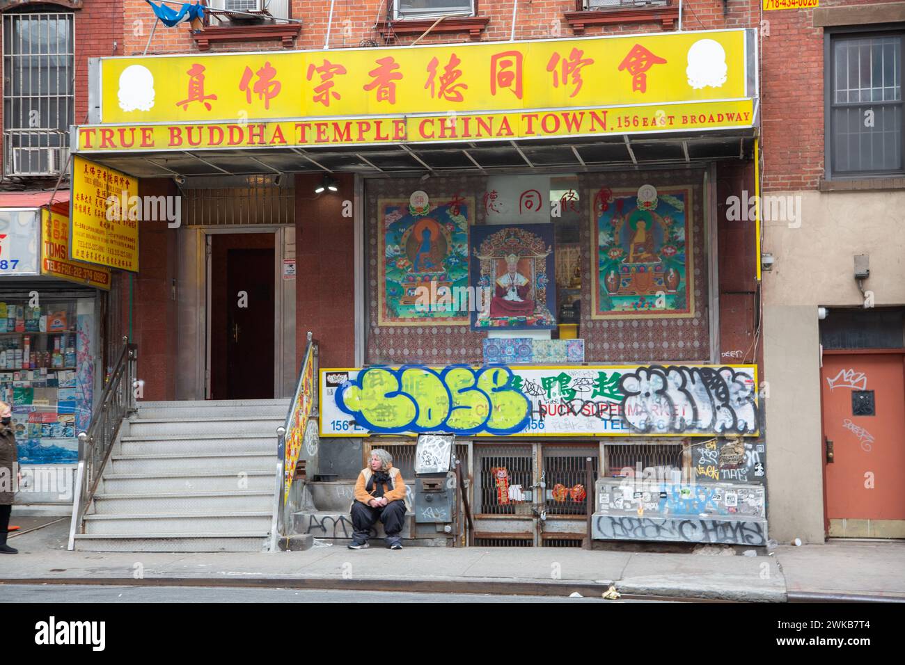 True Buddhist Temple along East Broadway on the Lower East Side ...