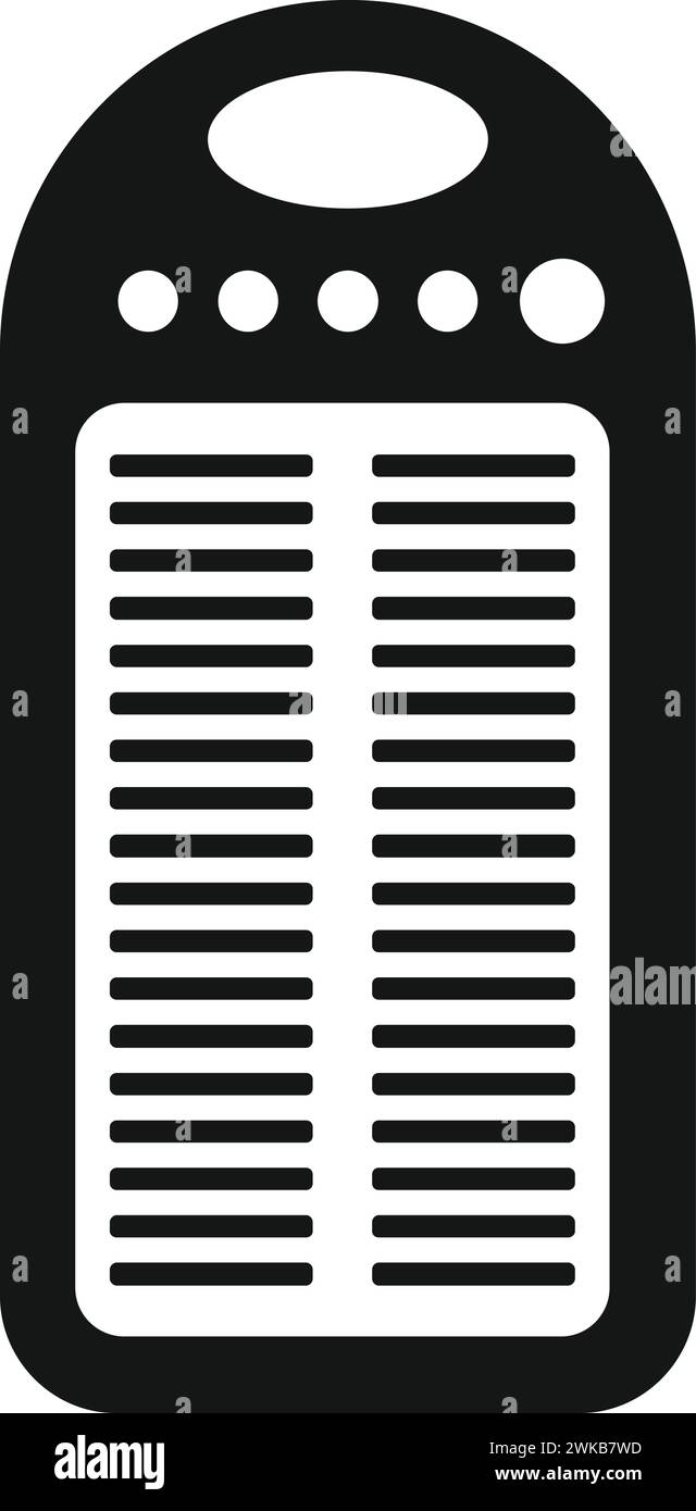Solar panel power bank icon simple vector. Electric power. Charge cell ...