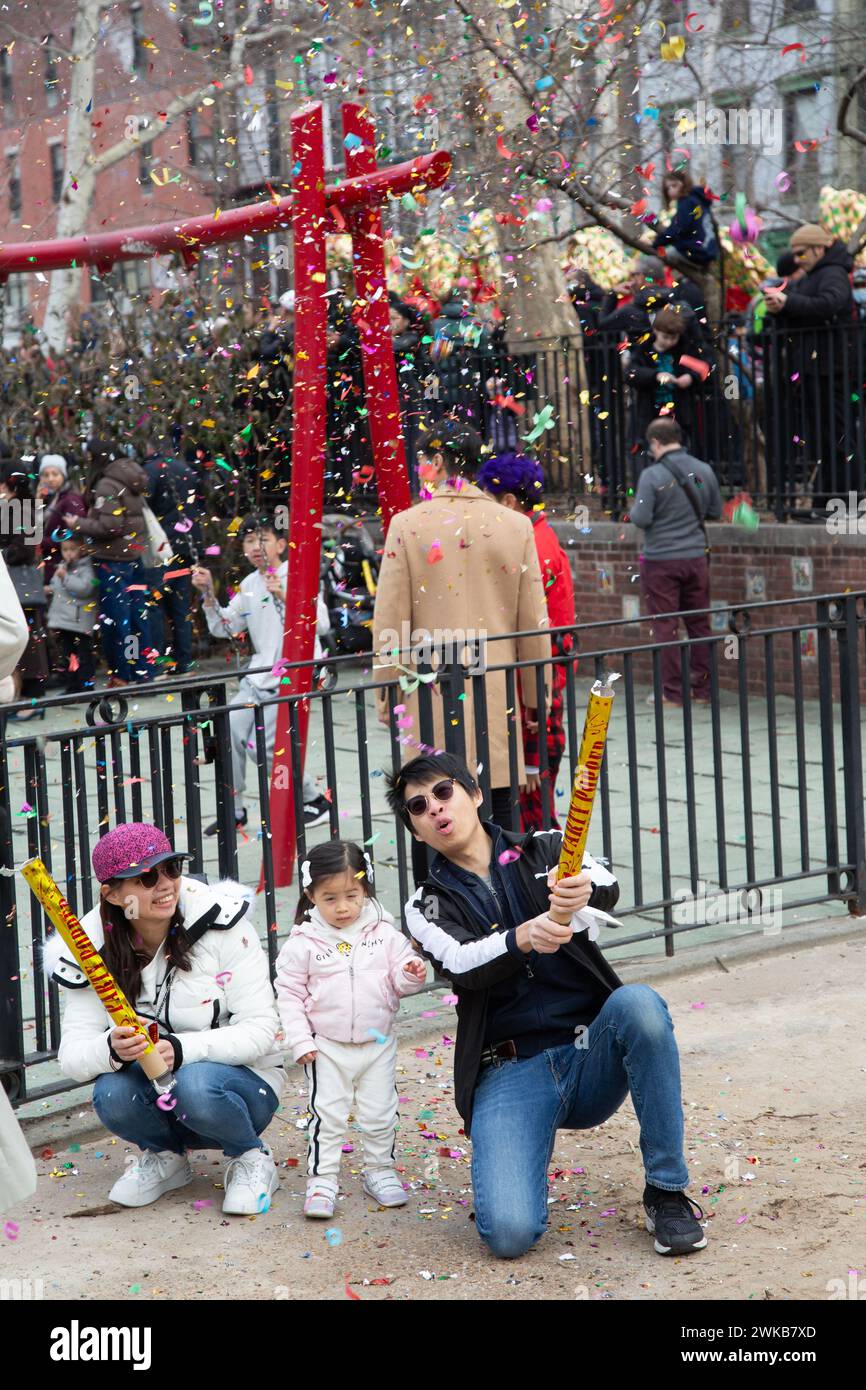 Chinese and other New Yorkers celebrate Chinese New Year at Sara D ...