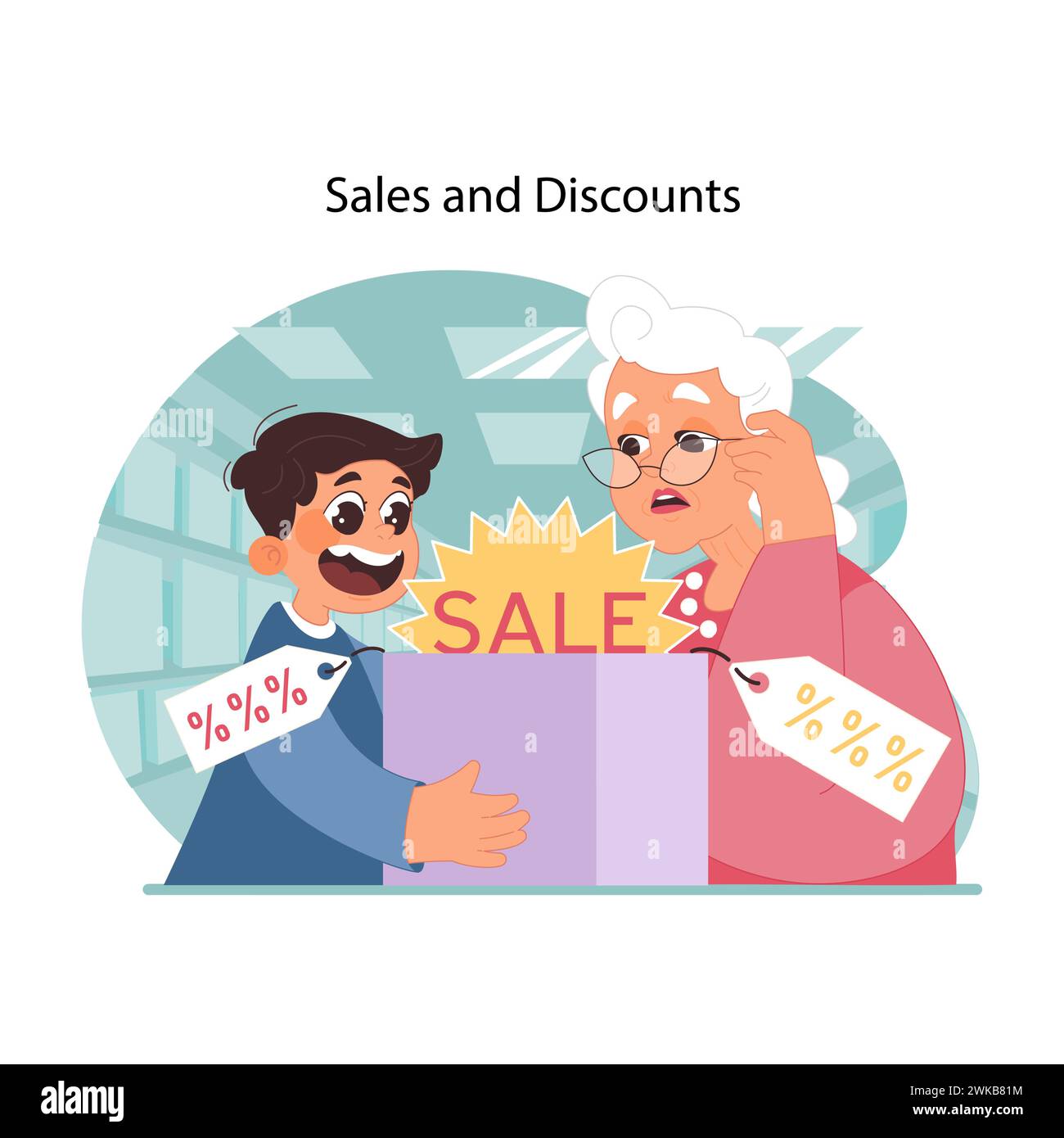 Sale watching Cut Out Stock Images & Pictures - Alamy