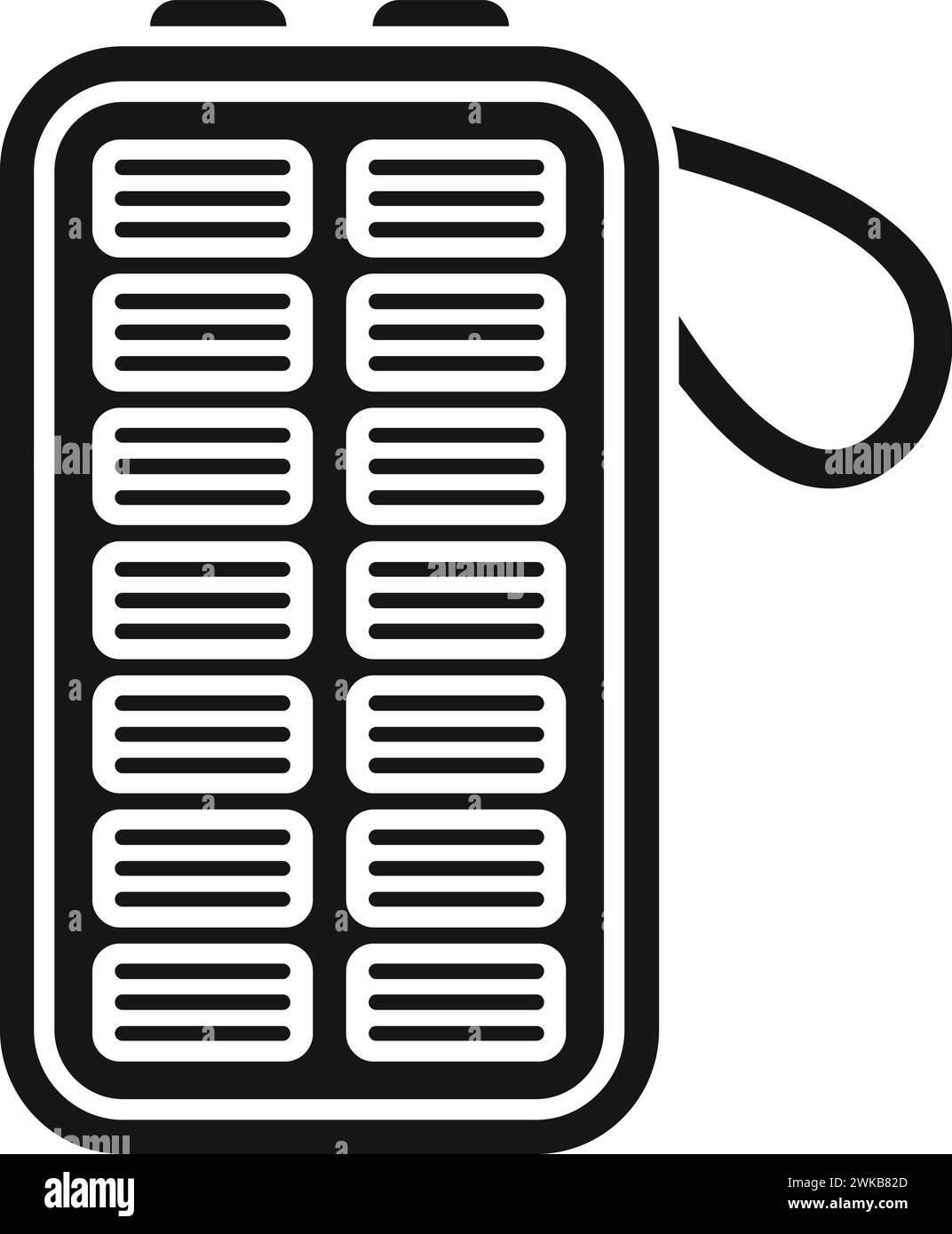 Portable solar module Stock Vector Images - Alamy