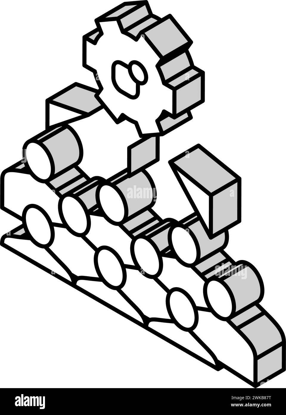 hr work isometric icon vector illustration Stock Vector Image & Art - Alamy