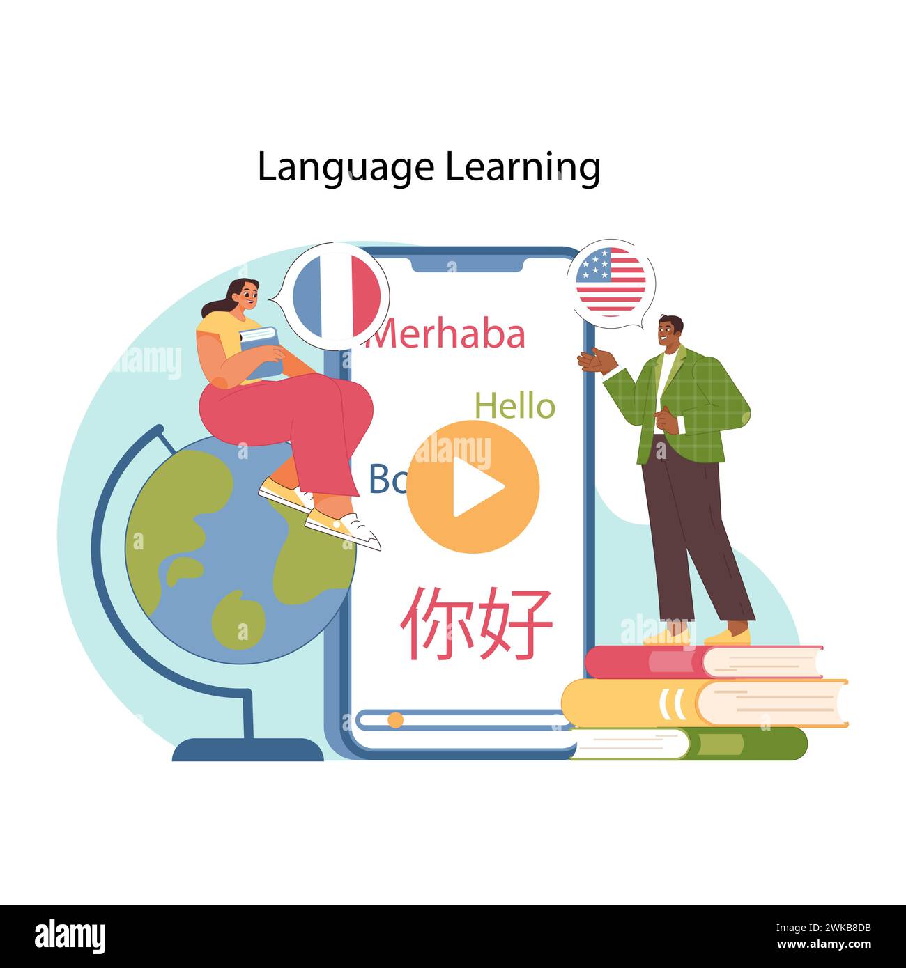 Education bilingual students teacher learning hi-res stock photography ...