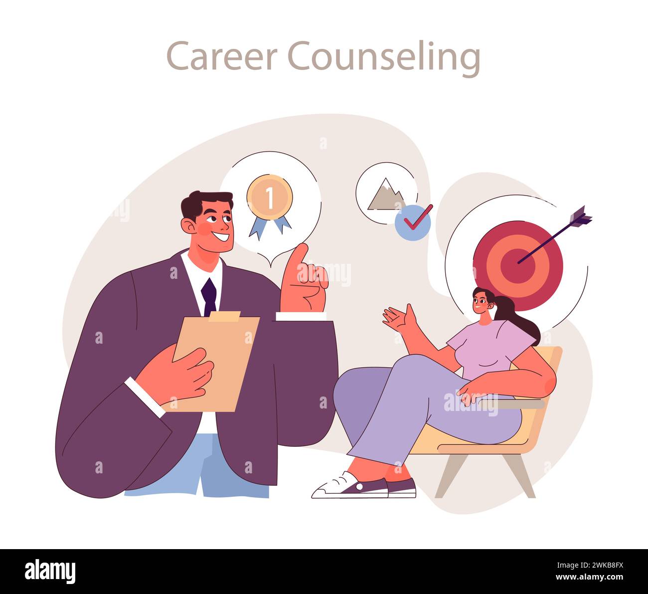 Setting professional goals hi-res stock photography and images - Alamy