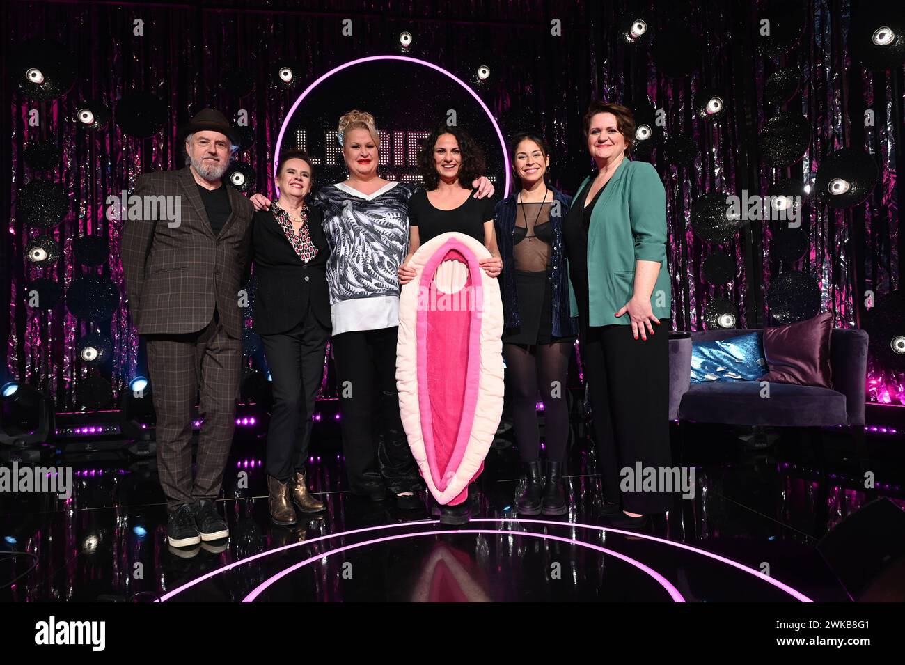 Gittarist William Mackenzie vonTessi Tausendschön, l-r, Daphne DeLuxe ...