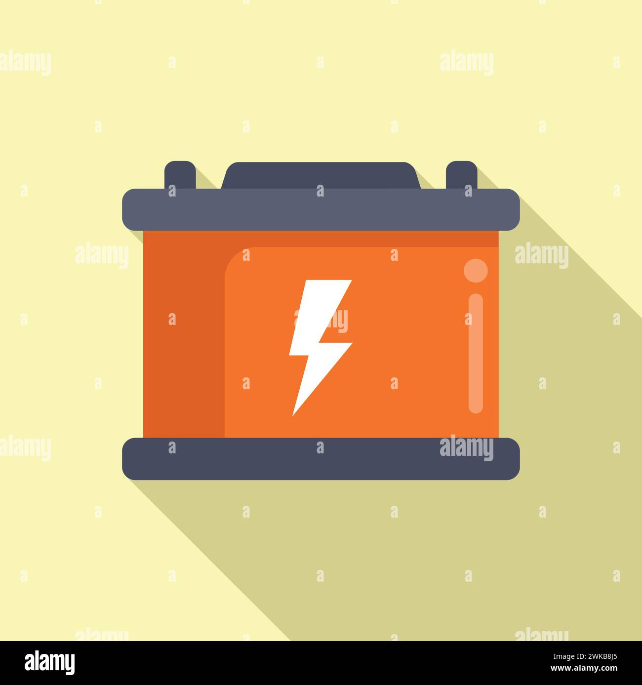 Solar panel battery icon flat vector. Part converter. Source power ...