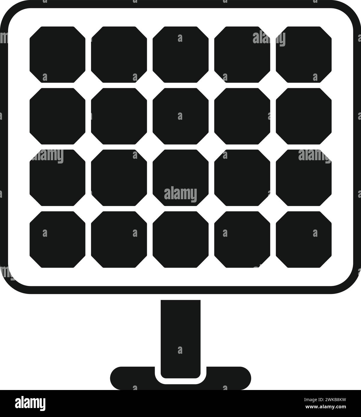 Solar panel icon simple vector. Source cell recharge. Electric system ... Solar panel icon simple vector. Source cell recharge. Electric system ...