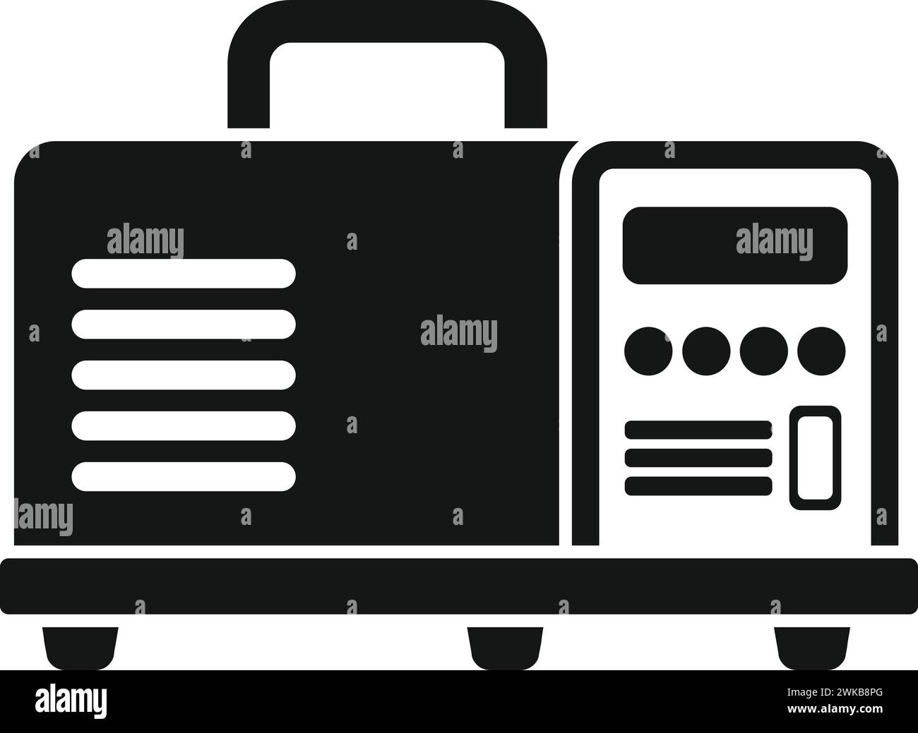 Converter power charge icon simple vector. Heat house. Light module part Stock Vector Image ...