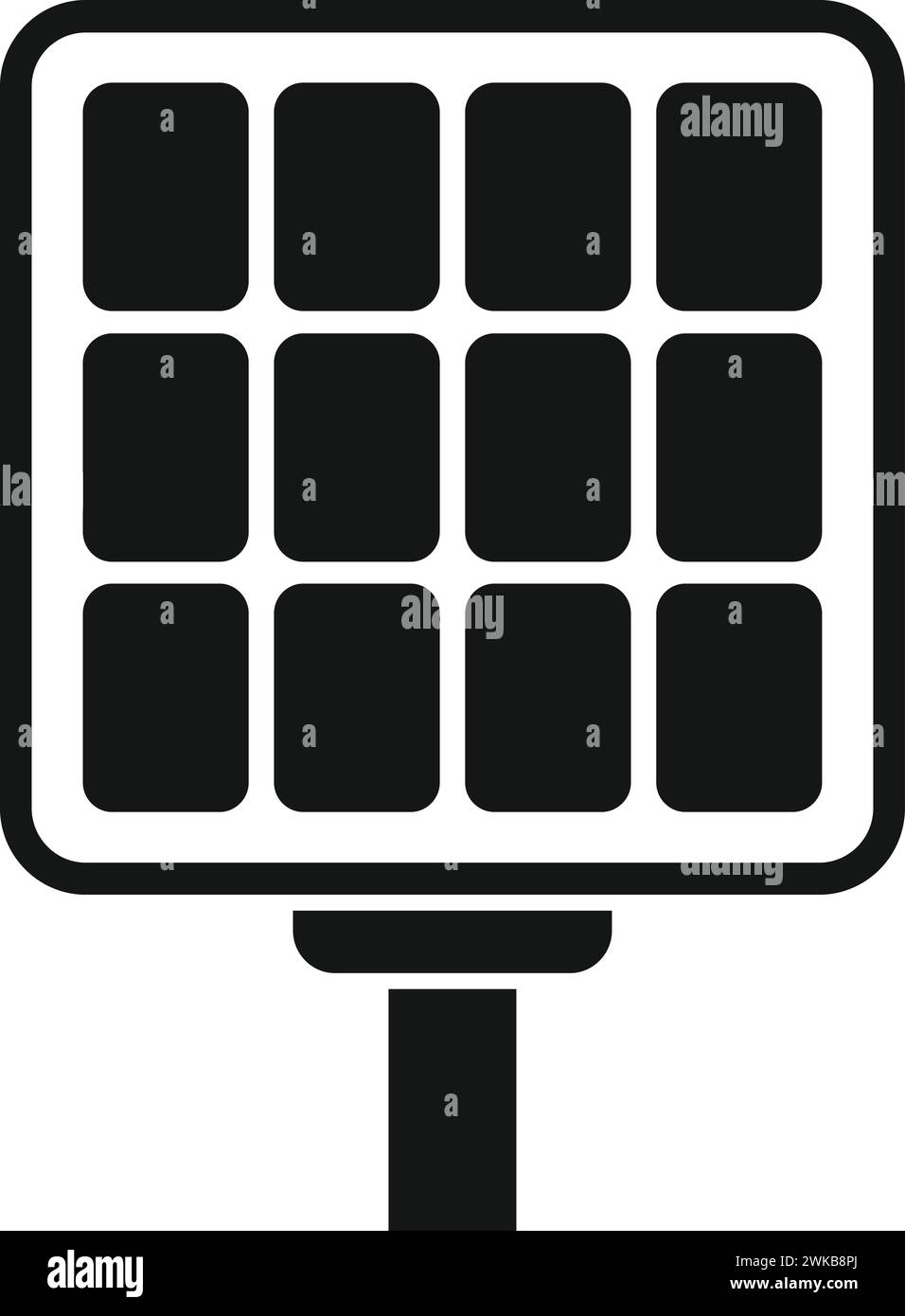 Part solar panel icon simple vector. Fixture electrical. Module cell ... Part solar panel icon simple vector. Fixture electrical. Module cell ...