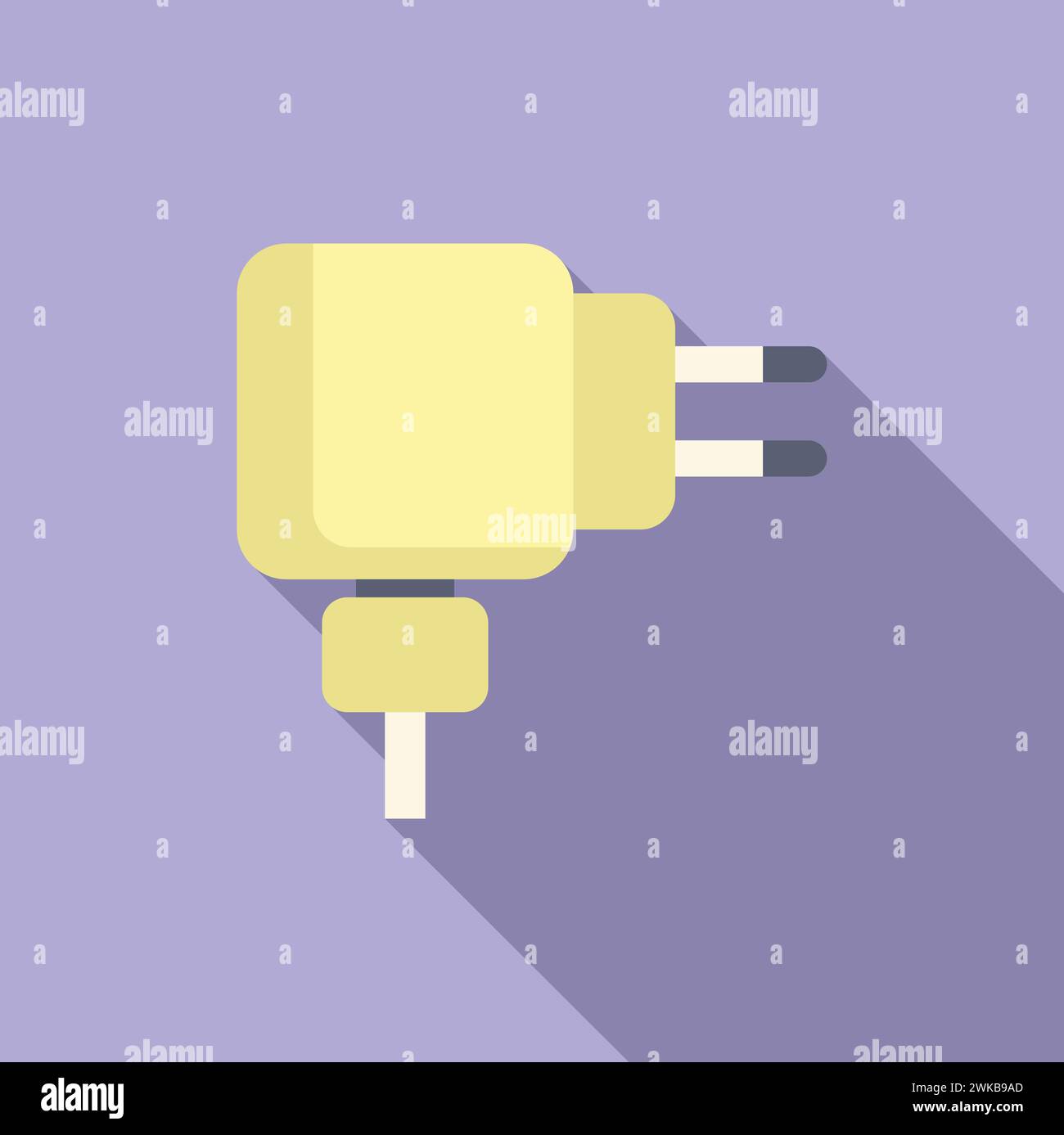 Wall charger icon flat vector. Solar panel energy. Heat grid roof ...