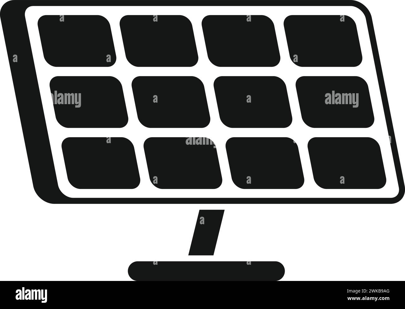 Field solar panel icon simple vector. Lamp cell power. Module source ... Field solar panel icon simple vector. Lamp cell power. Module source ...