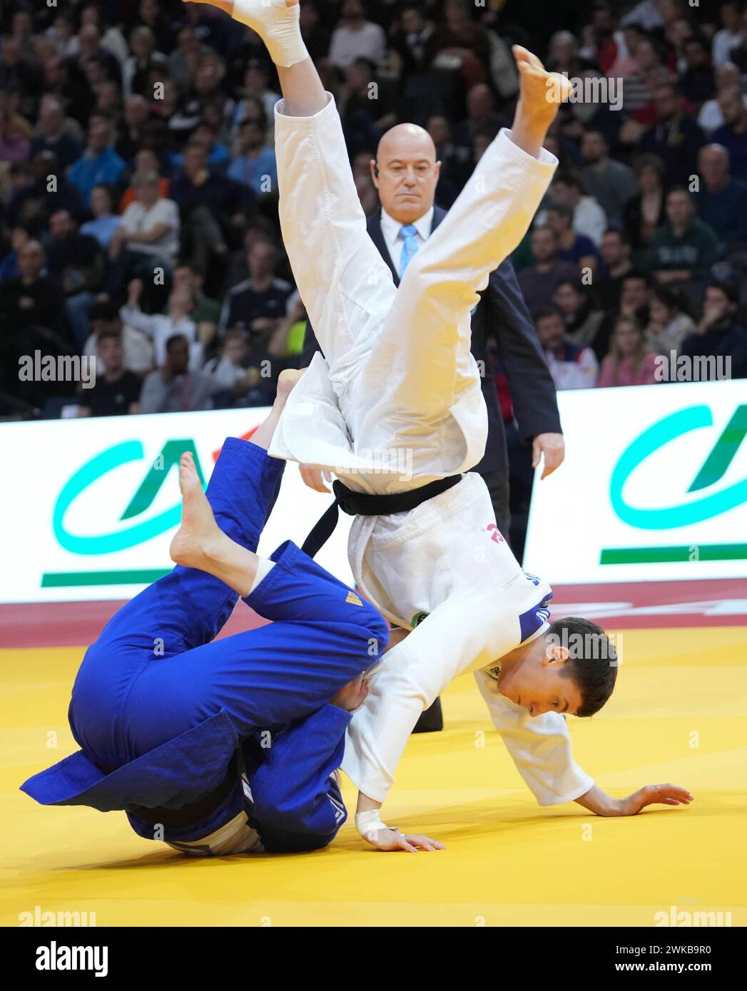 DEBERDT GAETANE OF FRANCE AND FAZLIU LAURA OF KOSOVO during the Paris ...
