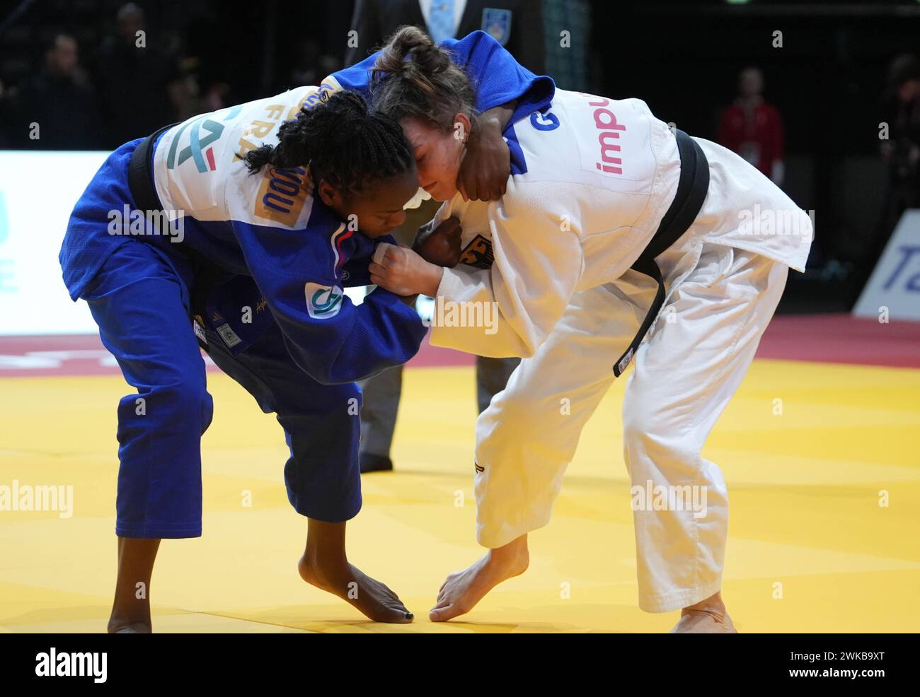 AGBEGNENOU CLARISSE OF FRANCE AND SCHMIDT AGATHA OF GERMANY during the ...