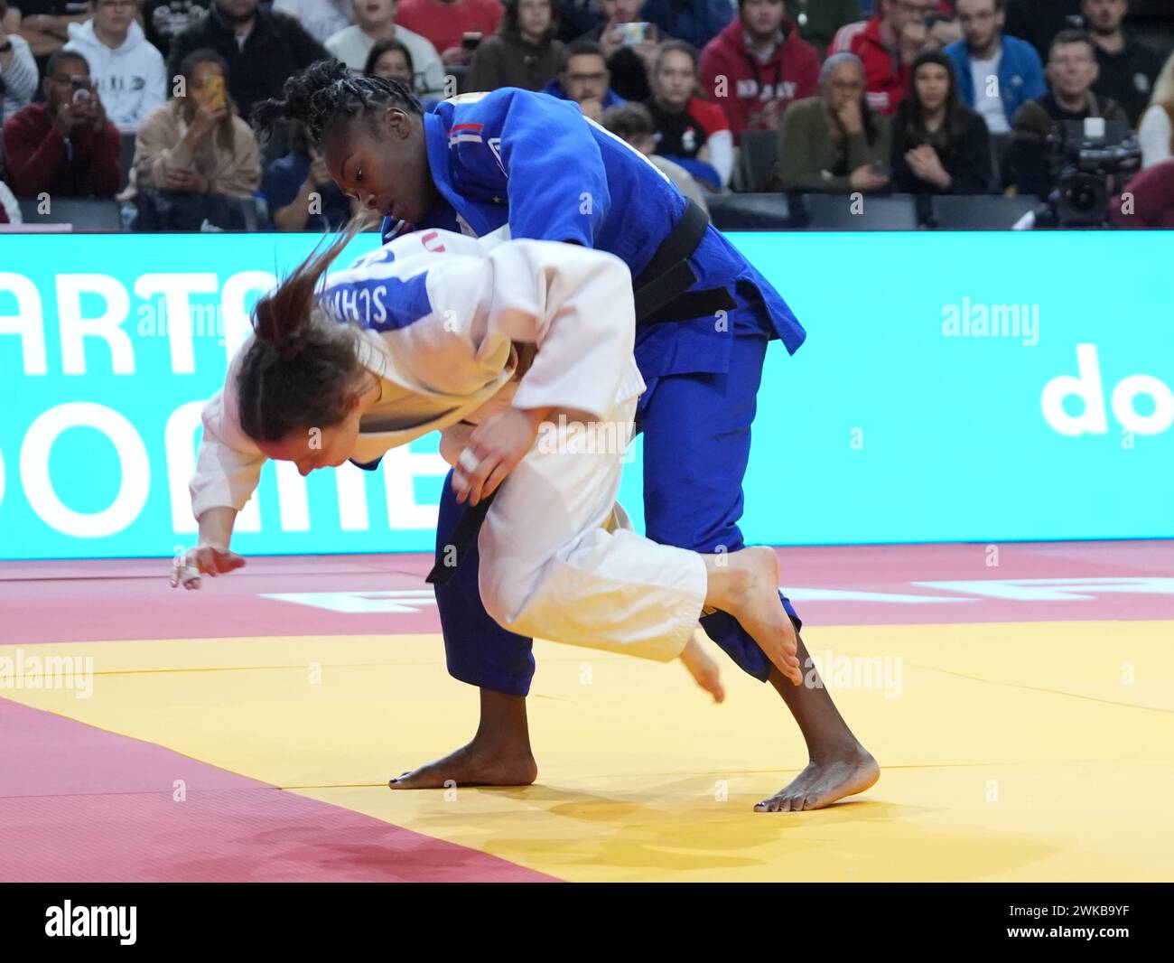 AGBEGNENOU CLARISSE OF FRANCE AND SCHMIDT AGATHA OF GERMANY during the ...