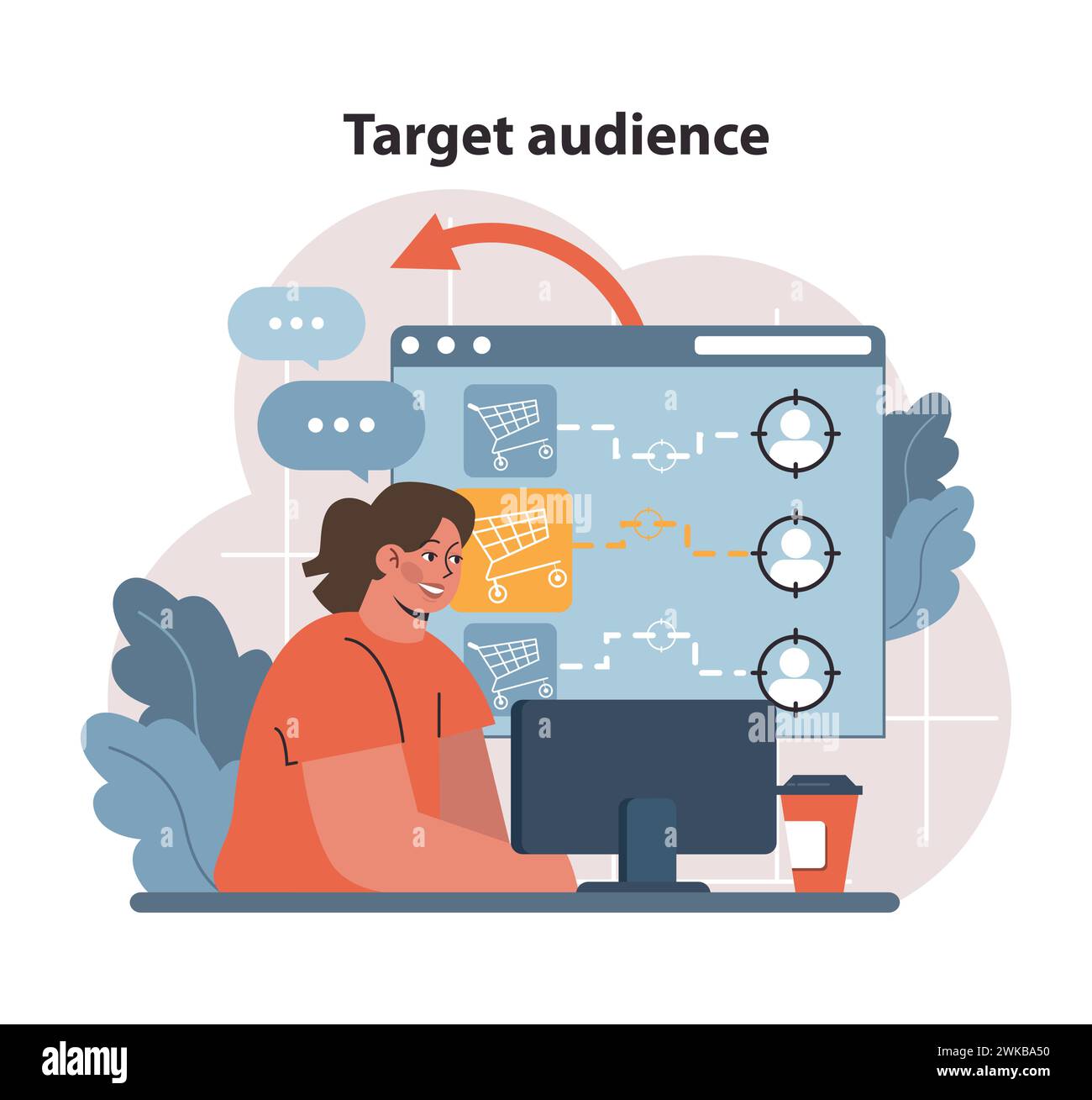 Demographic insights Stock Vector Images - Alamy
