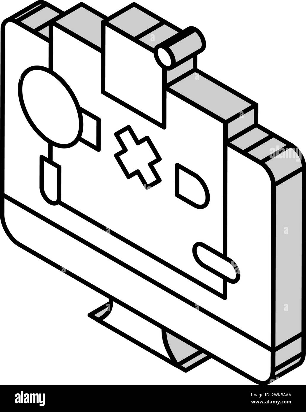 tracking number isometric icon vector illustration Stock Vector Image ...