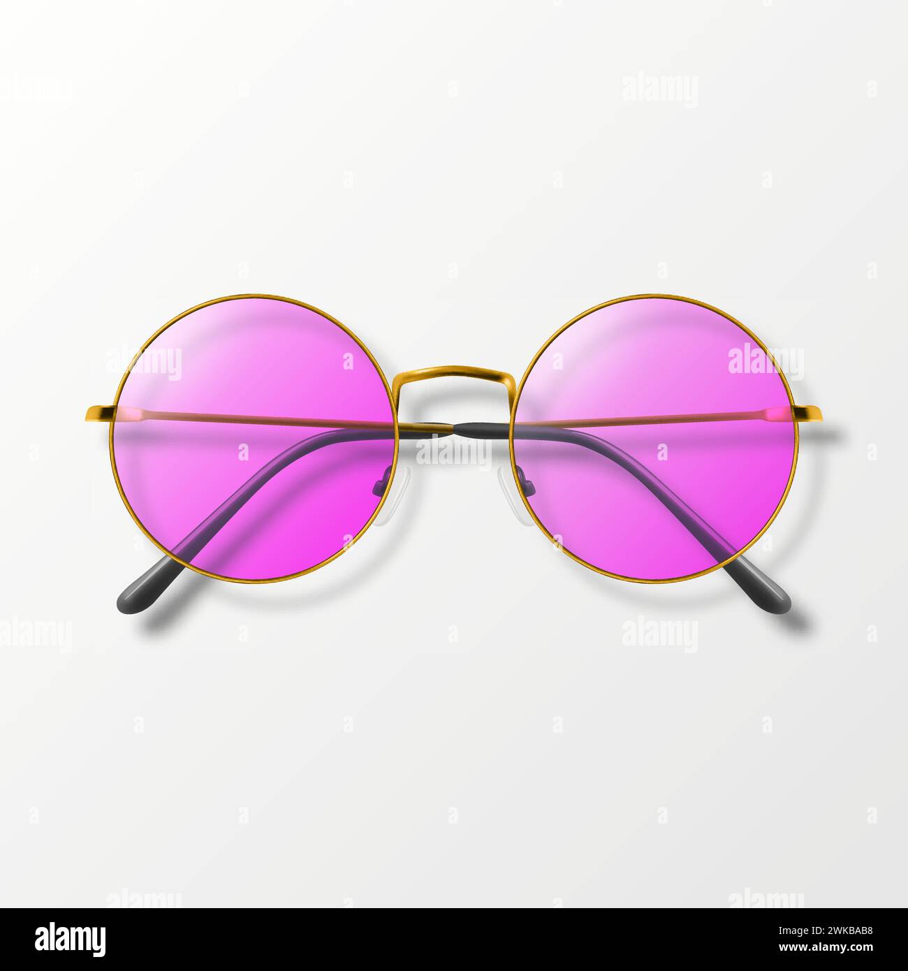 Top view optical glasses Stock Vector Images - Alamy