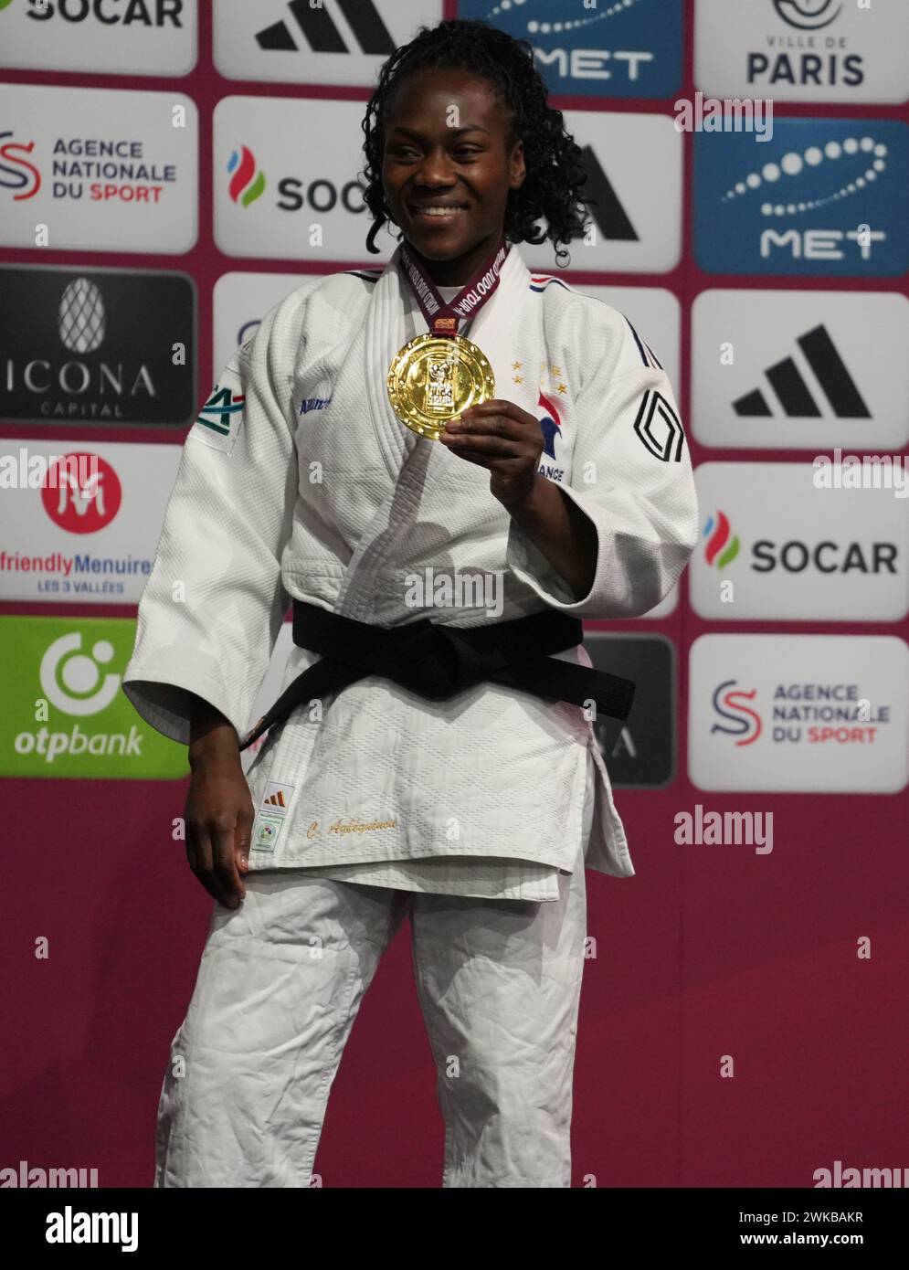 AGBEGNENOU CLARISSE OF FRANCE Podium during the Paris Grand Slam 2024 ...