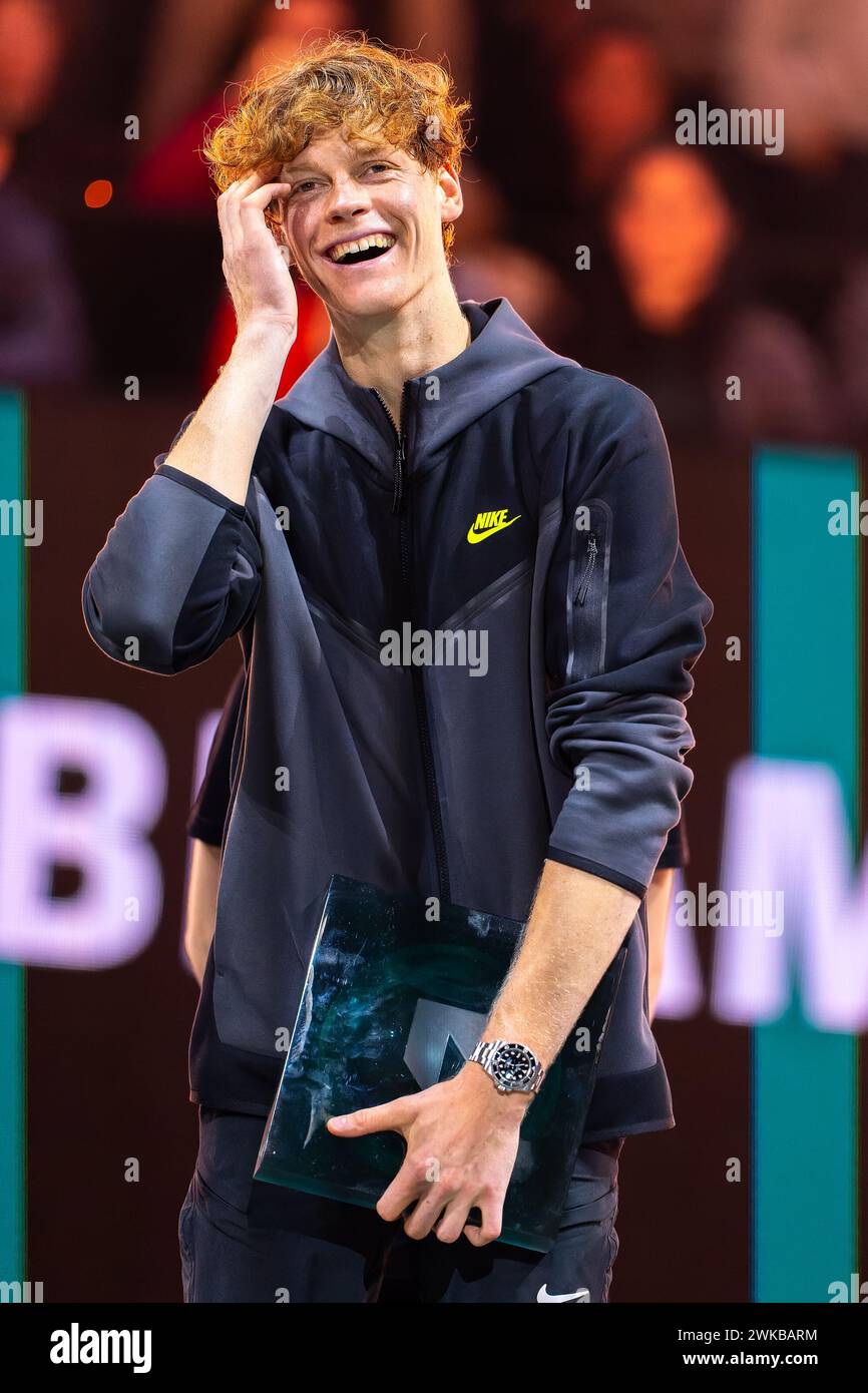 Jannik sinner trophy hi-res stock photography and images - Alamy