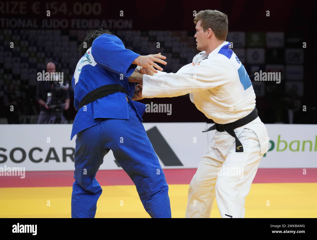 CASSE MATTHIAS OF BELGIUM and TCKAEV ZELIM of AZERBAIJAN during the ...