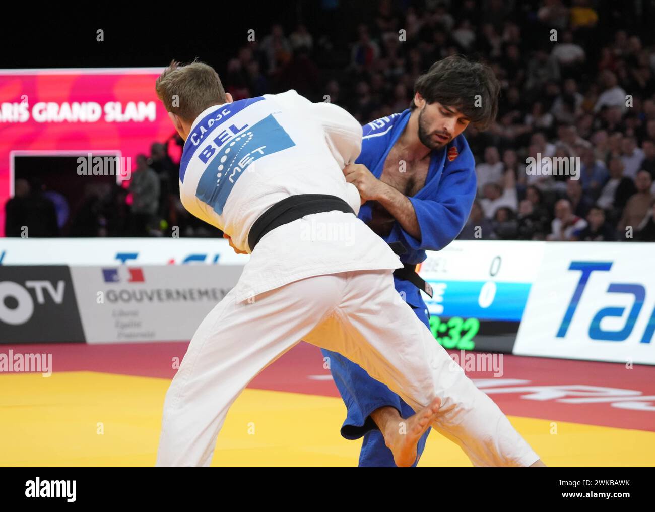 CASSE MATTHIAS OF BELGIUM and TCKAEV ZELIM of AZERBAIJAN during the ...