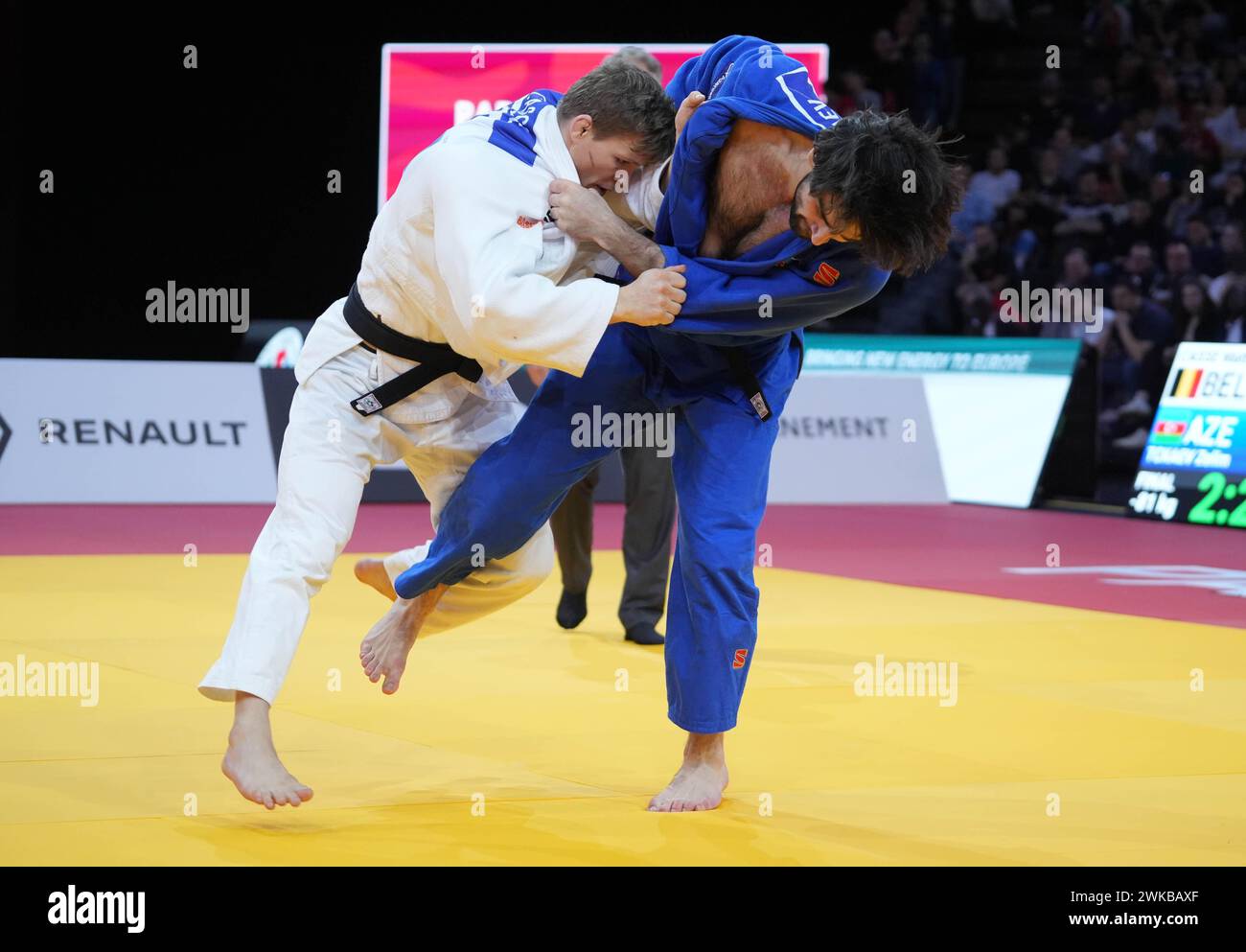 CASSE MATTHIAS OF BELGIUM and TCKAEV ZELIM of AZERBAIJAN during the ...