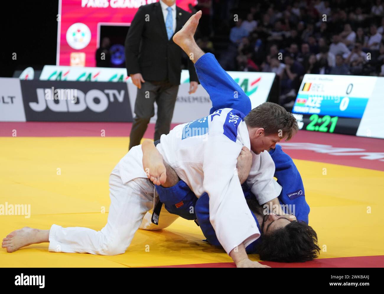 CASSE MATTHIAS OF BELGIUM and TCKAEV ZELIM of AZERBAIJAN during the ...