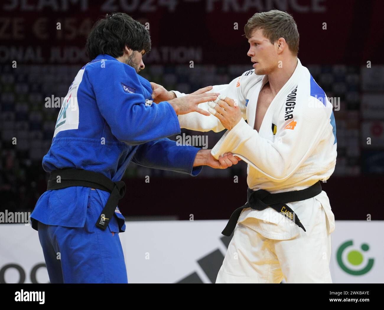 CASSE MATTHIAS OF BELGIUM and TCKAEV ZELIM of AZERBAIJAN during the ...
