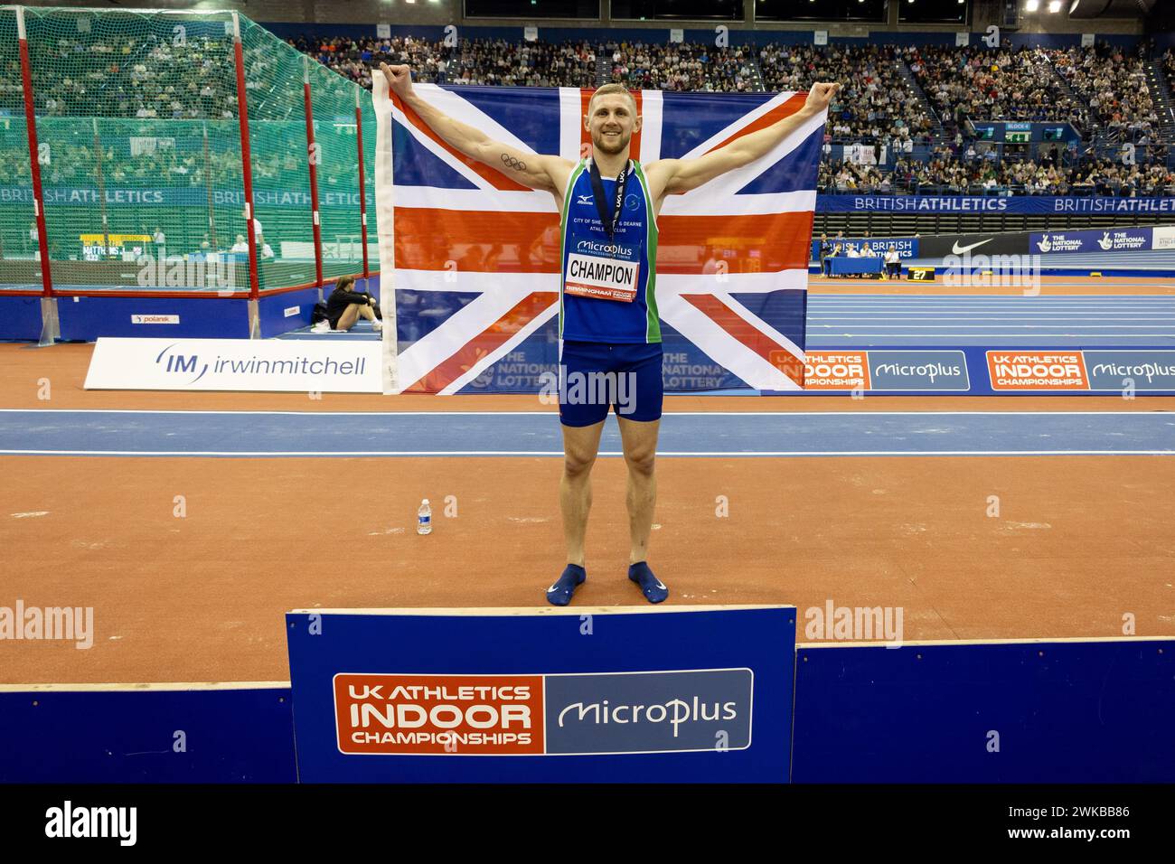 Birmingham, 18 February 2024, THOMPSON Lee, 400m Men Podium Pictures ...