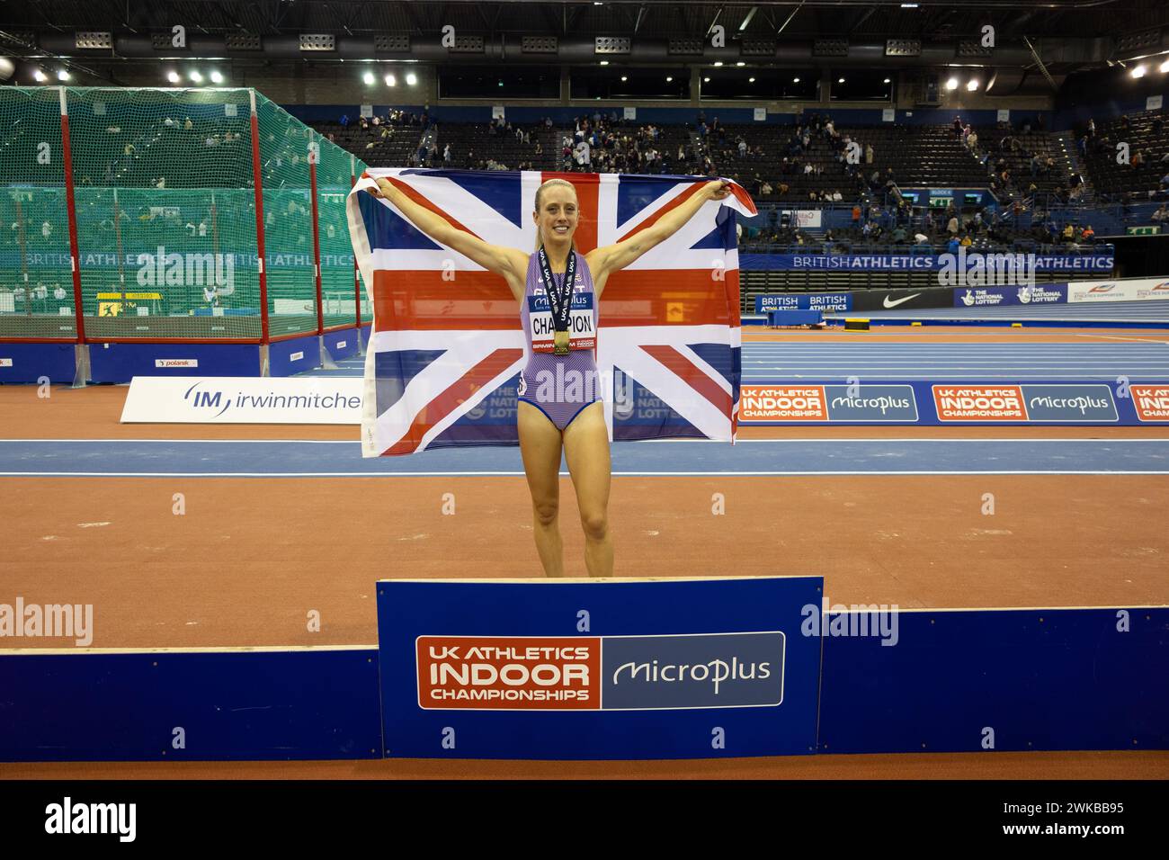 Birmingham, 18 February 2024, REEKIE Jemma, 800m Women Podium Pictures ...