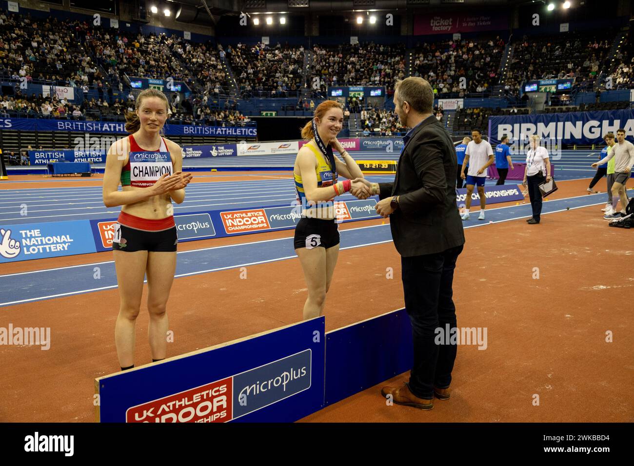 Birmingham, 18 February 2024, JENNINGS Abigail, GRIFFITHS Gracie and ...