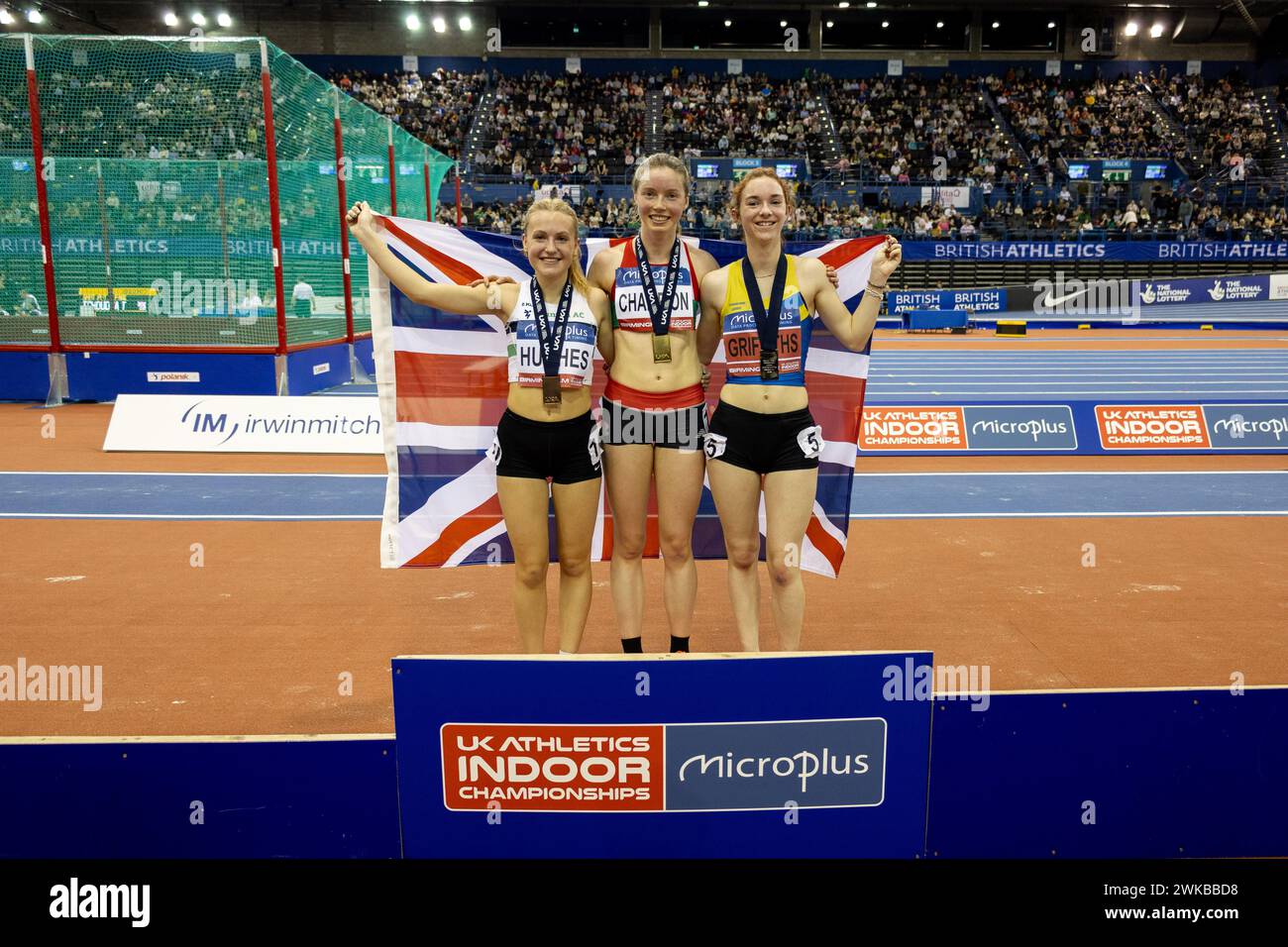 Birmingham, 18 February 2024, JENNINGS Abigail, GRIFFITHS Gracie and ...