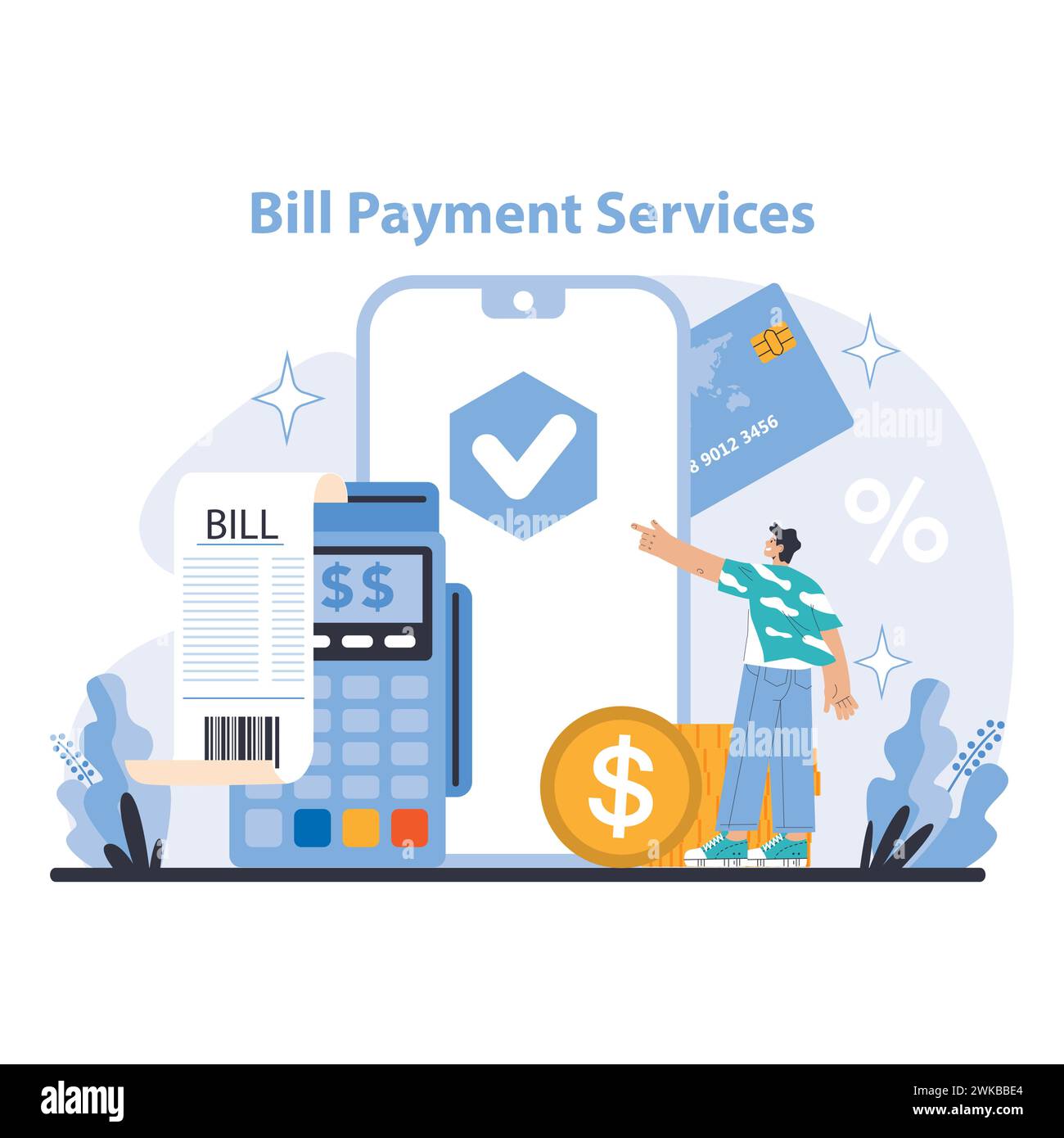 Bill Payment Services Concept. Efficient and reliable bill management ... Bill Payment Services Concept. Efficient and reliable bill management ...