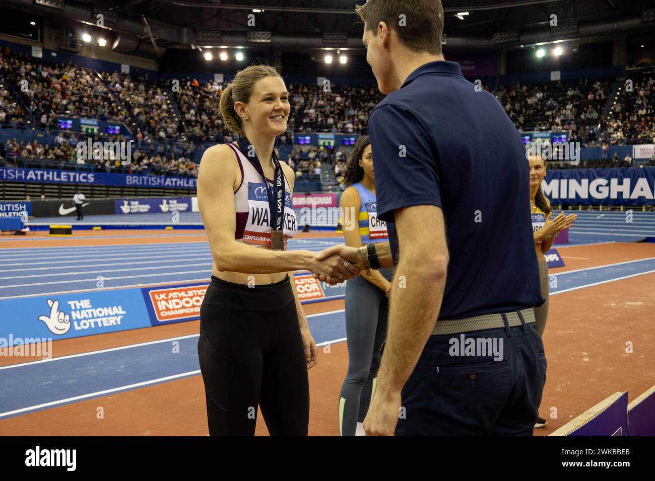 Birmingham, 18 February 2024, LAKE Morgan, ANSON Kate and WALLIKER Lucy ...