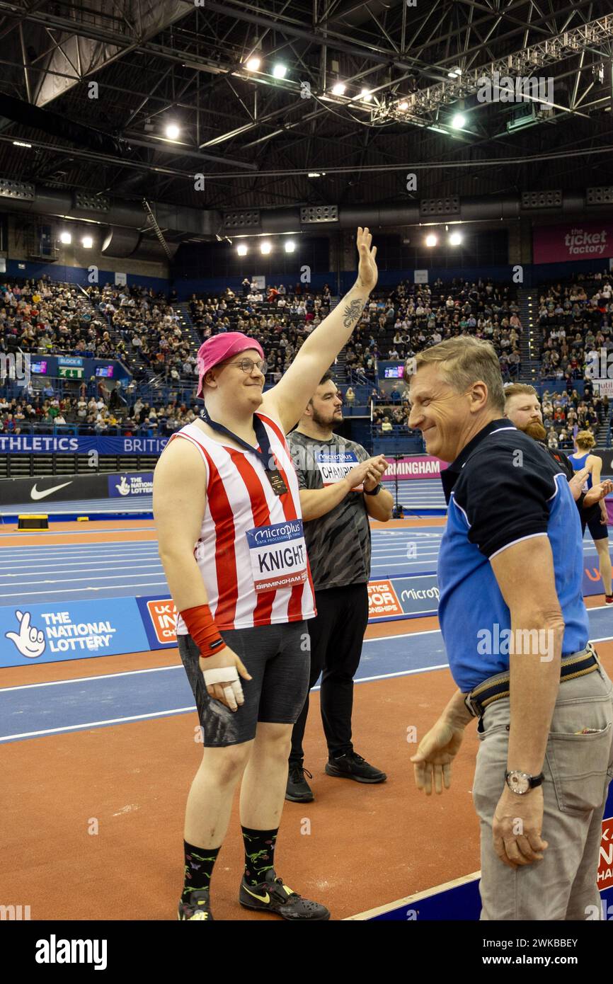 Birmingham, 18 February 2024, LINCOLN Scott, SWAN Patrick and KNIGHT ...
