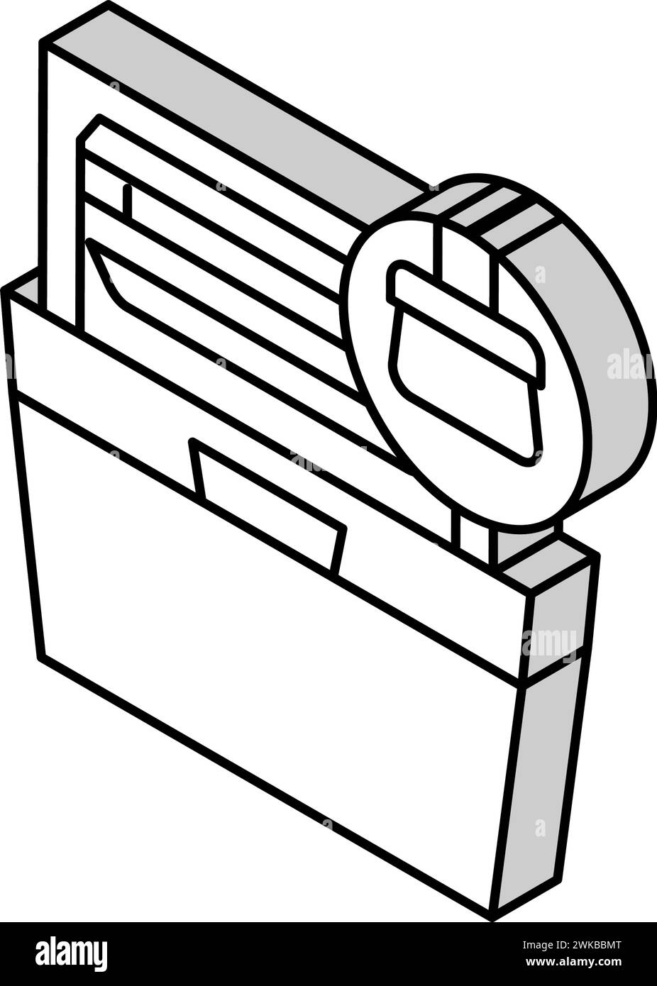 oven cleaning isometric icon vector illustration Stock Vector Image ...