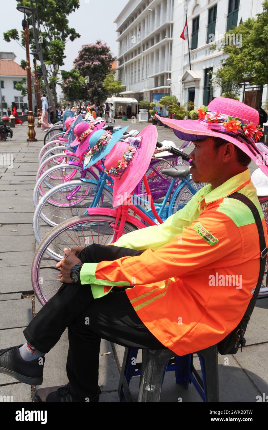 Fatahillah Square in Kota Tua, the old town of Jakarta and center of ...