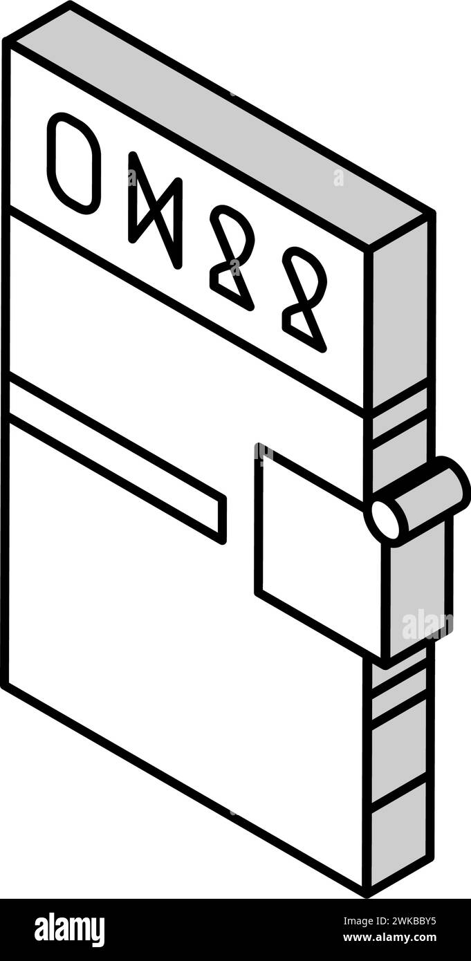 Customs Declaration Isometric Icon Vector Illustration Stock Vector Image And Art Alamy