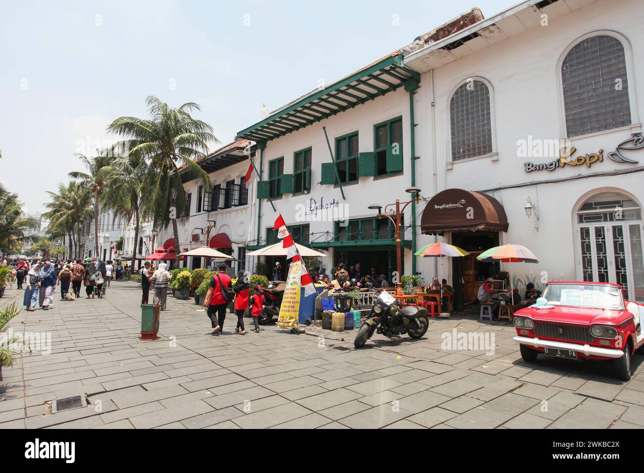 Fatahillah Square in Kota Tua, the old town of Jakarta and center of ...