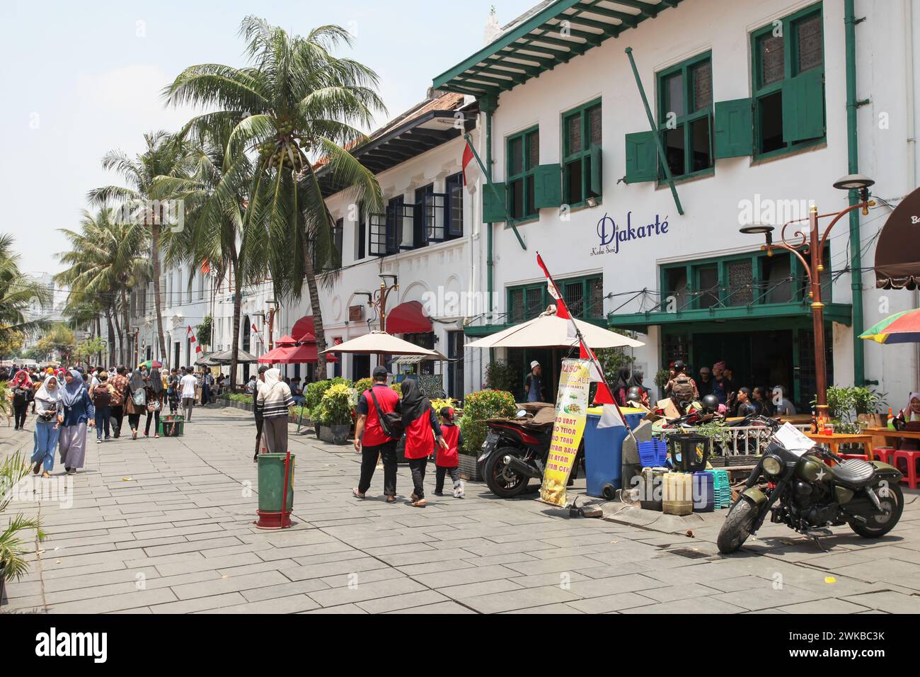 Fatahillah Square in Kota Tua, the old town of Jakarta and center of ...