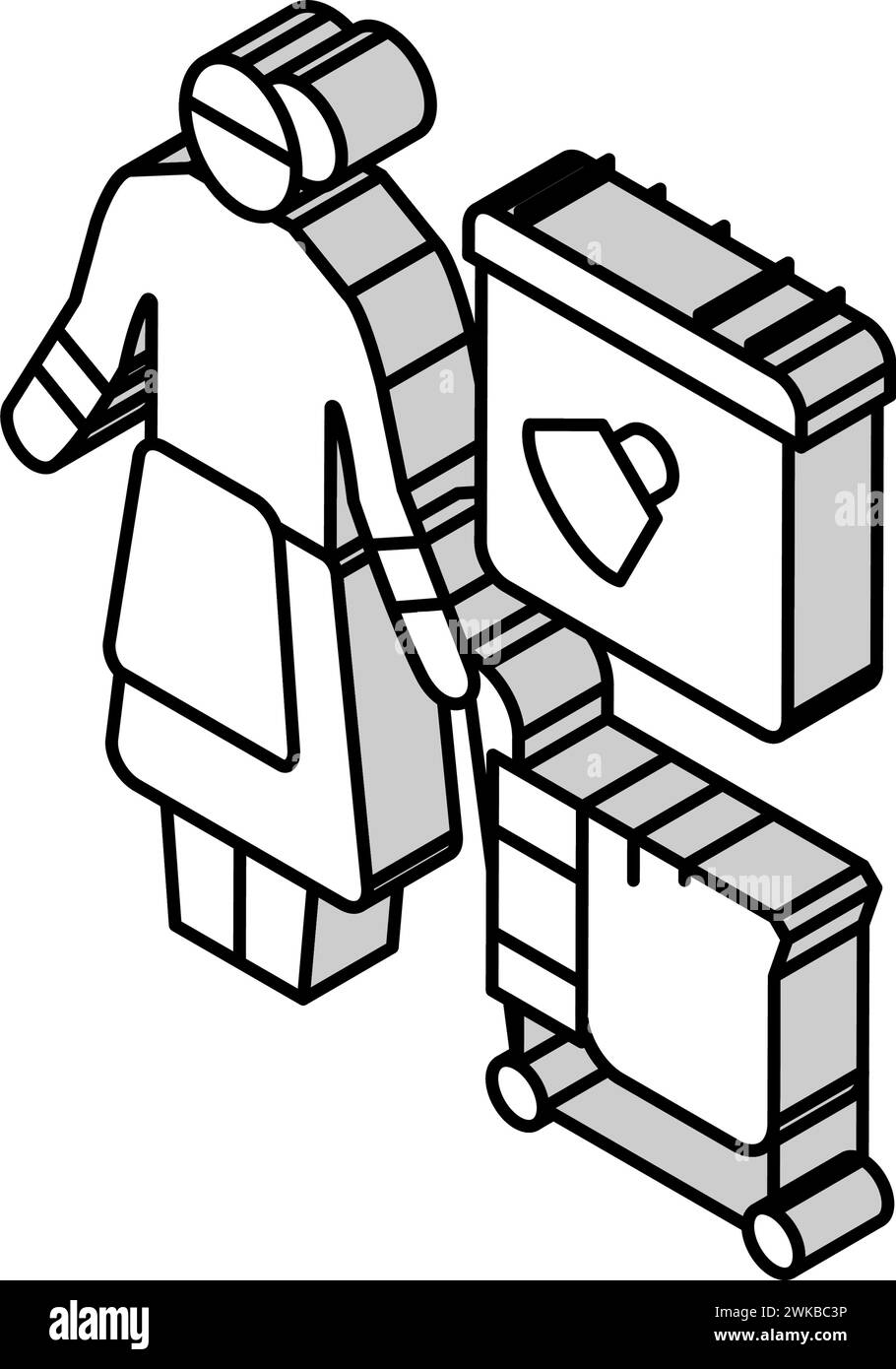 regular cleaning isometric icon vector illustration Stock Vector Image ...