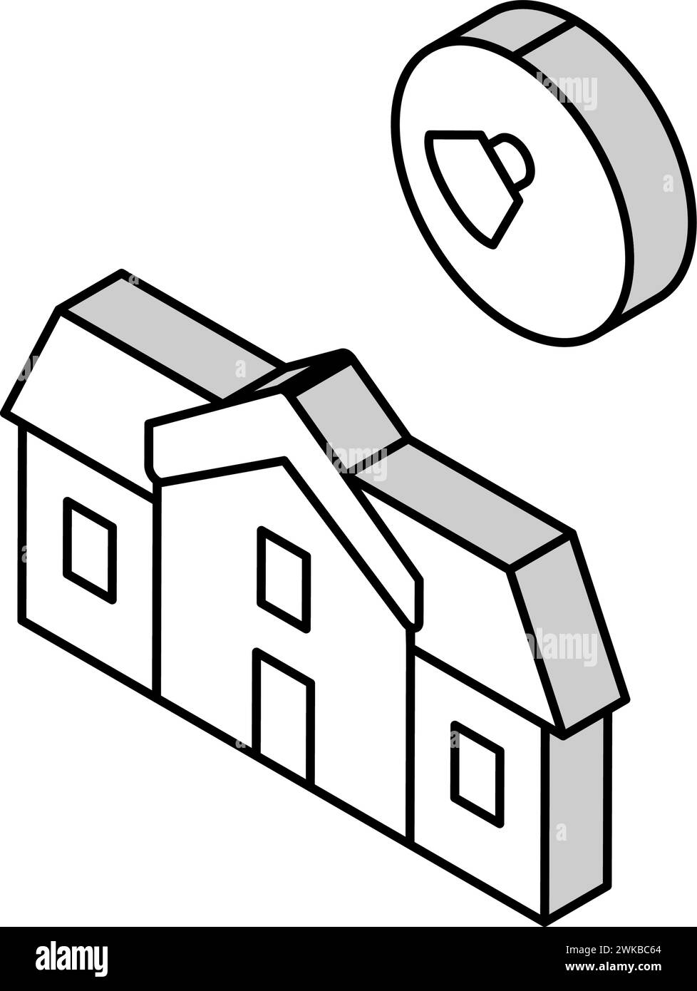 home organizing isometric icon vector illustration Stock Vector Image ...