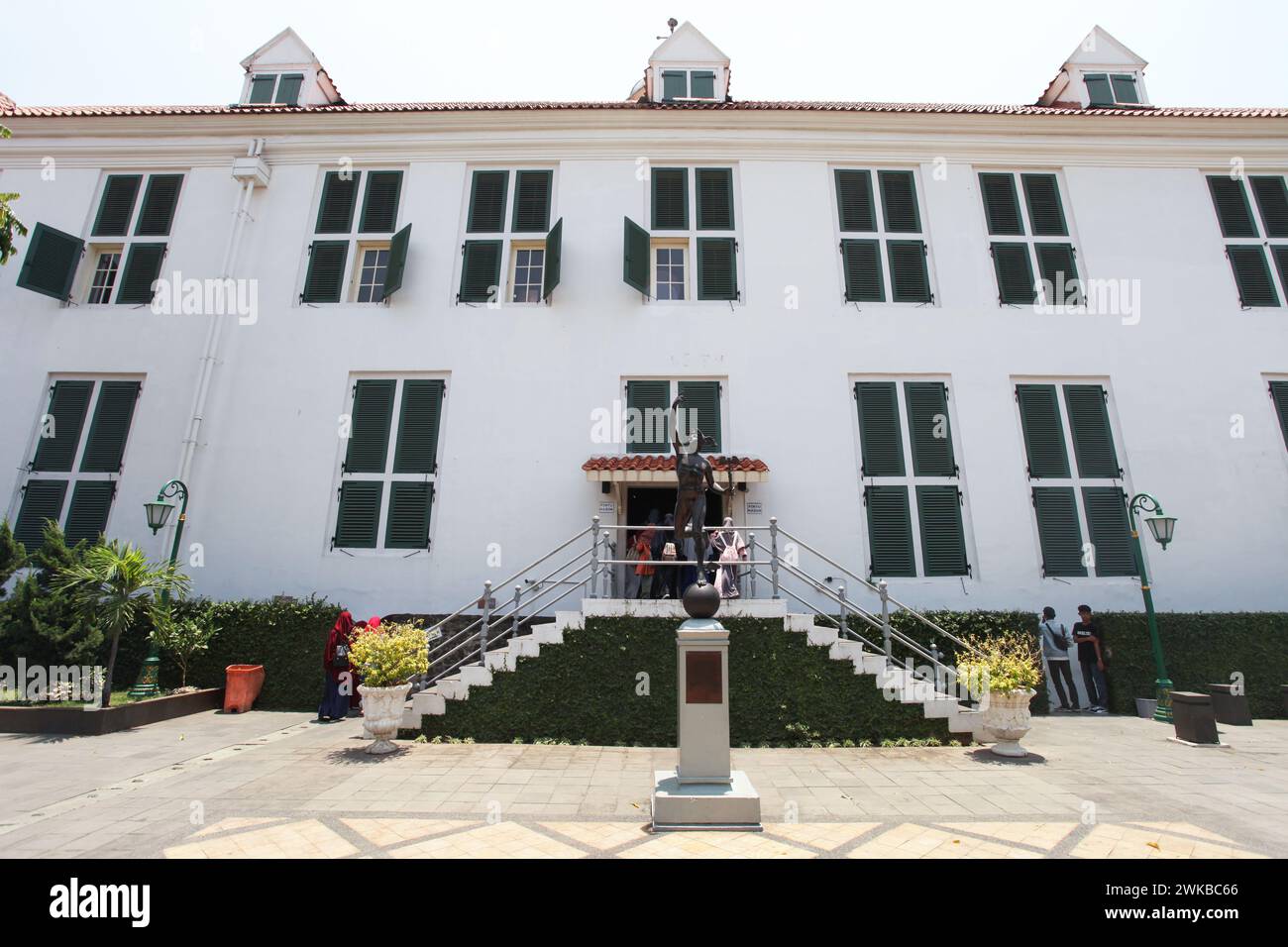 Fatahillah Square in Kota Tua, the old town of Jakarta and center of ...