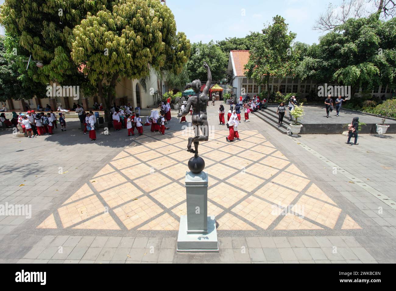 Fatahillah Square in Kota Tua, the old town of Jakarta and center of ...