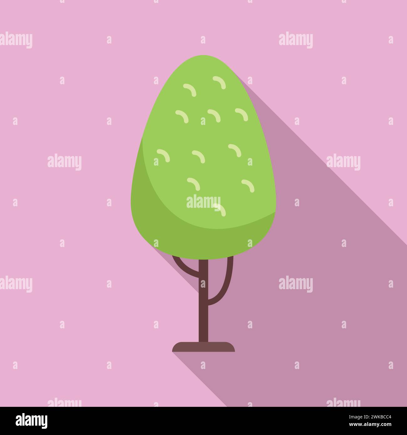 Cut garden tree icon flat vector. Trimming work. Service lawn gardening ...