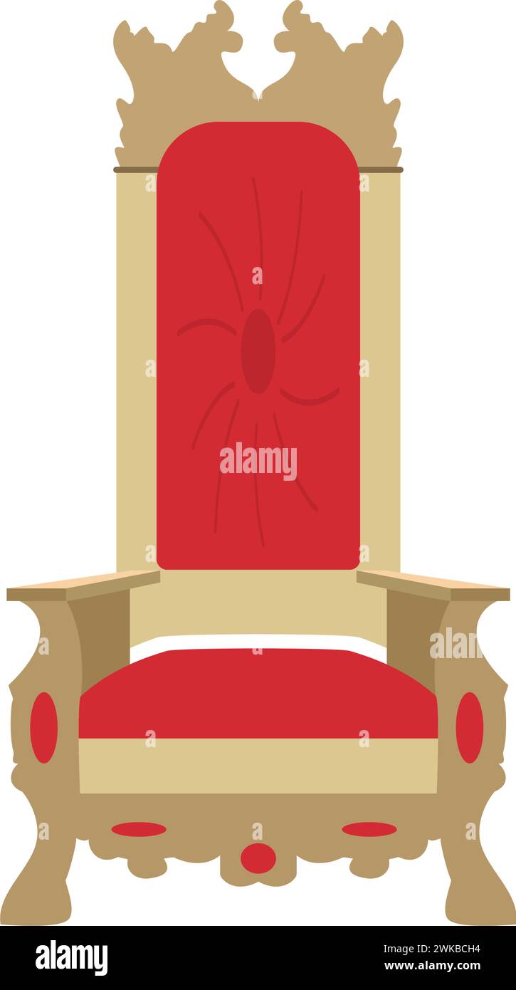 Colored royal chair icon Vector Stock Vector Image & Art - Alamy