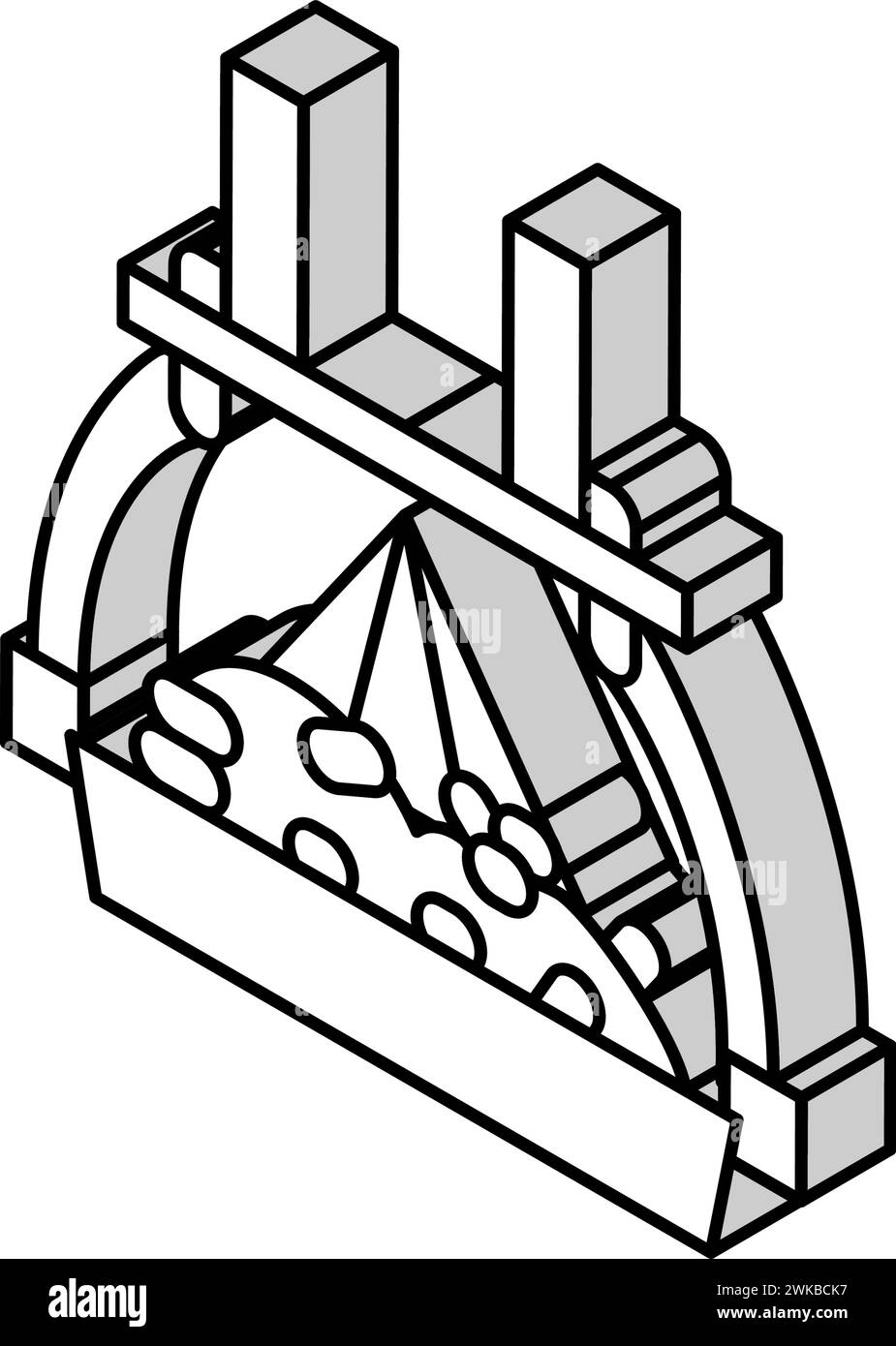 silk reeling isometric icon vector illustration Stock Vector Image ...