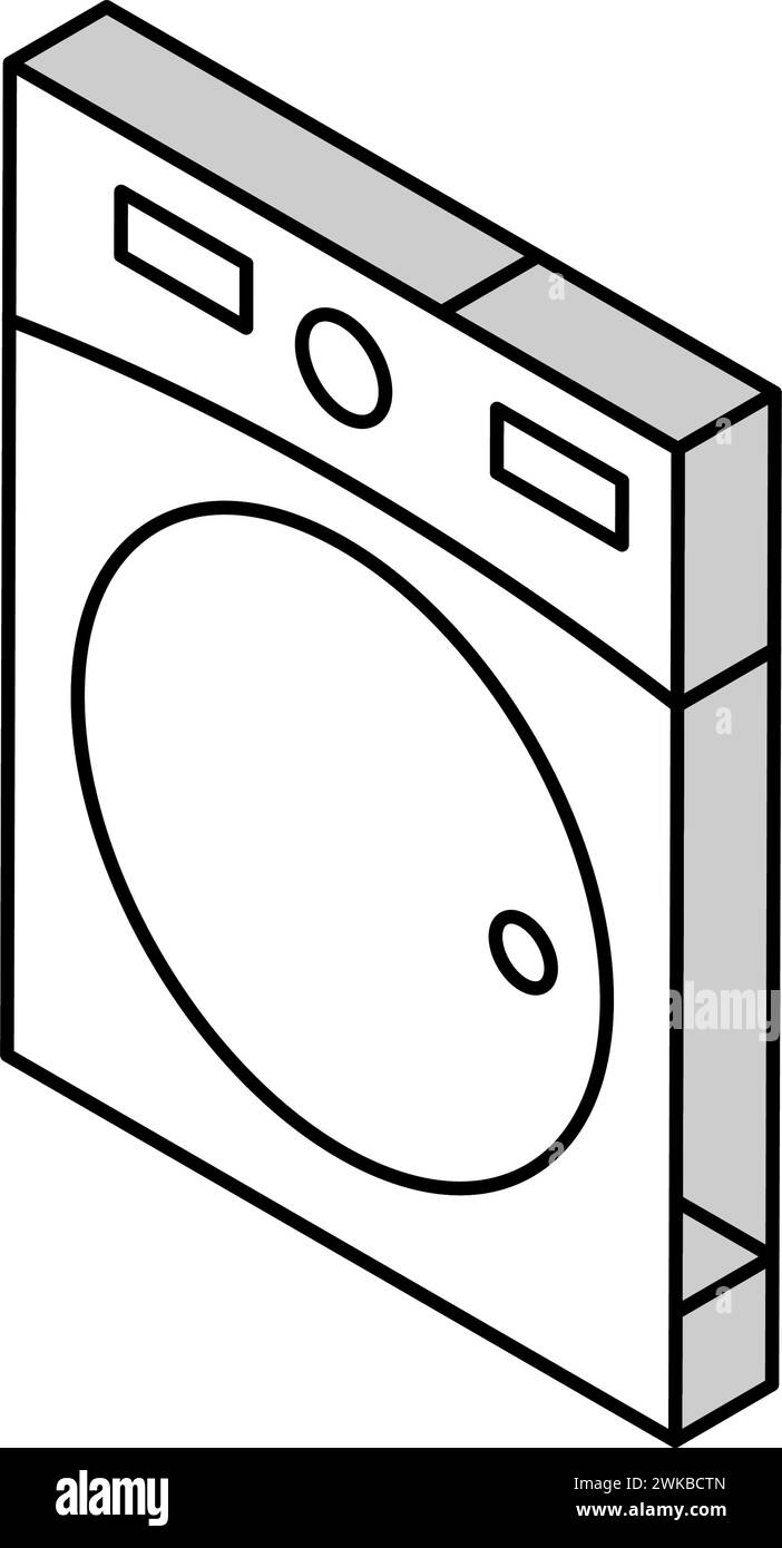 Isometric air conditioner Black and White Stock Photos & Images - Alamy